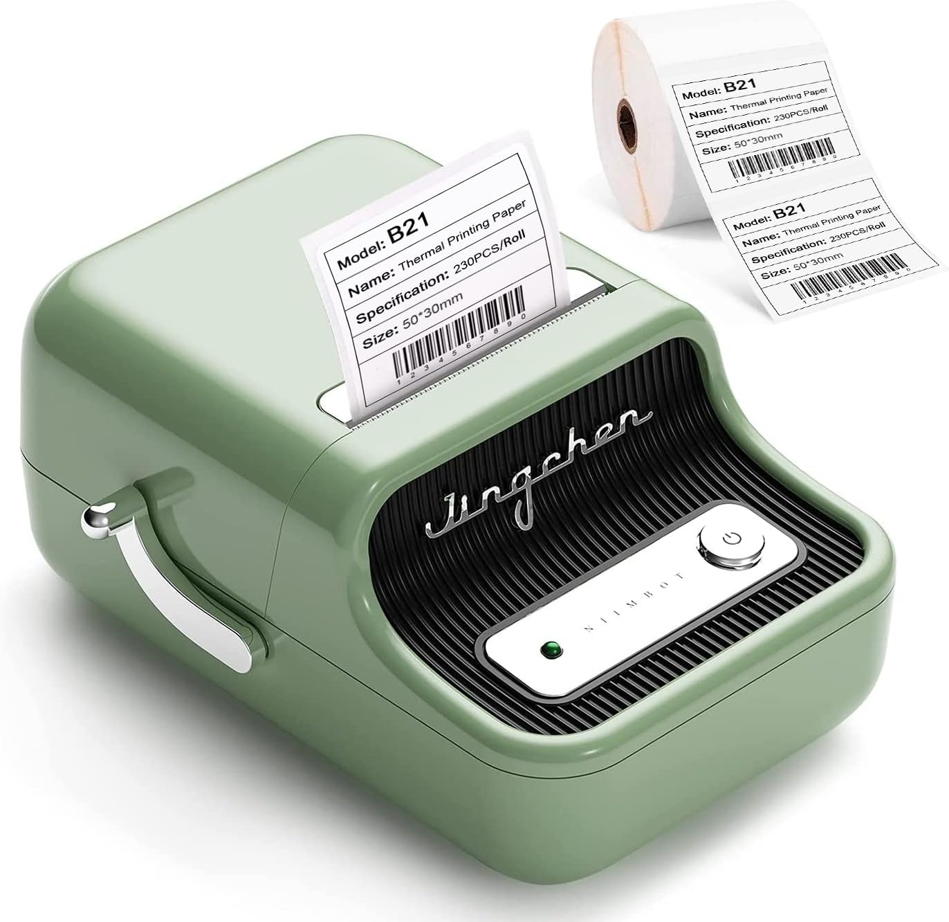 Amazon.com : 2 Inch Label Printer B21 with Tape, Wireless Bluetooth ...