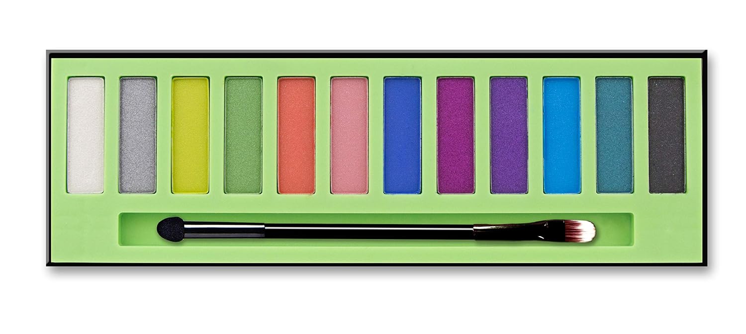 L.A. Girl Beauty Brick Eyeshadow Collection, Neon GES334A