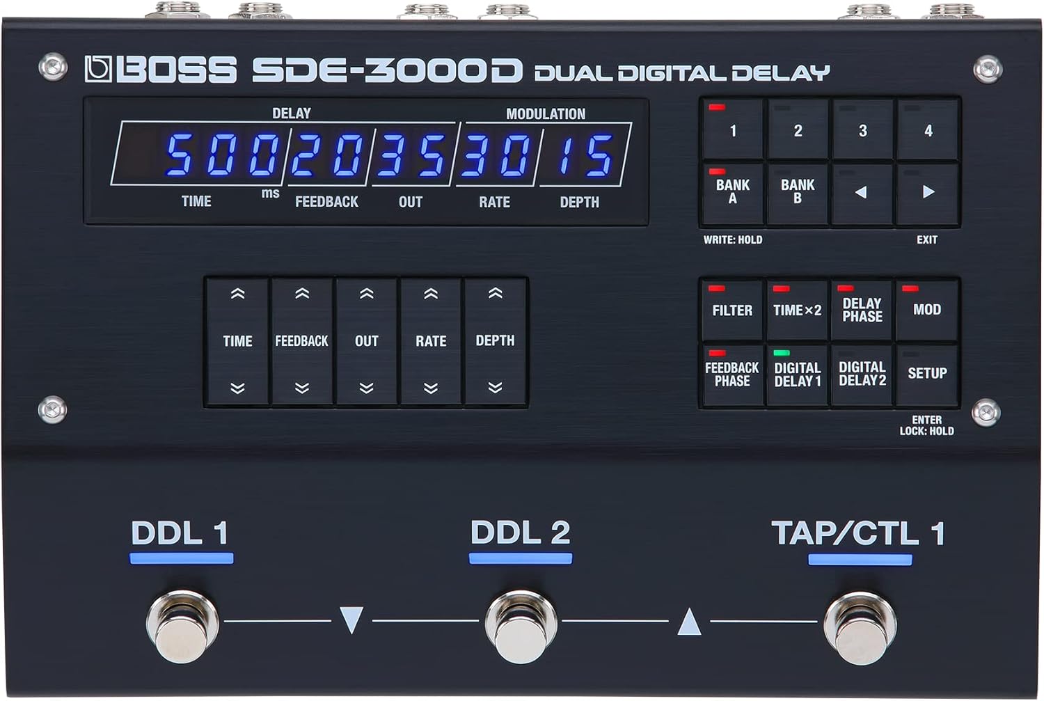 Amazon.com: BOSS SDE-3000D Digital Dual Delay Pedal | Classic Warm ...