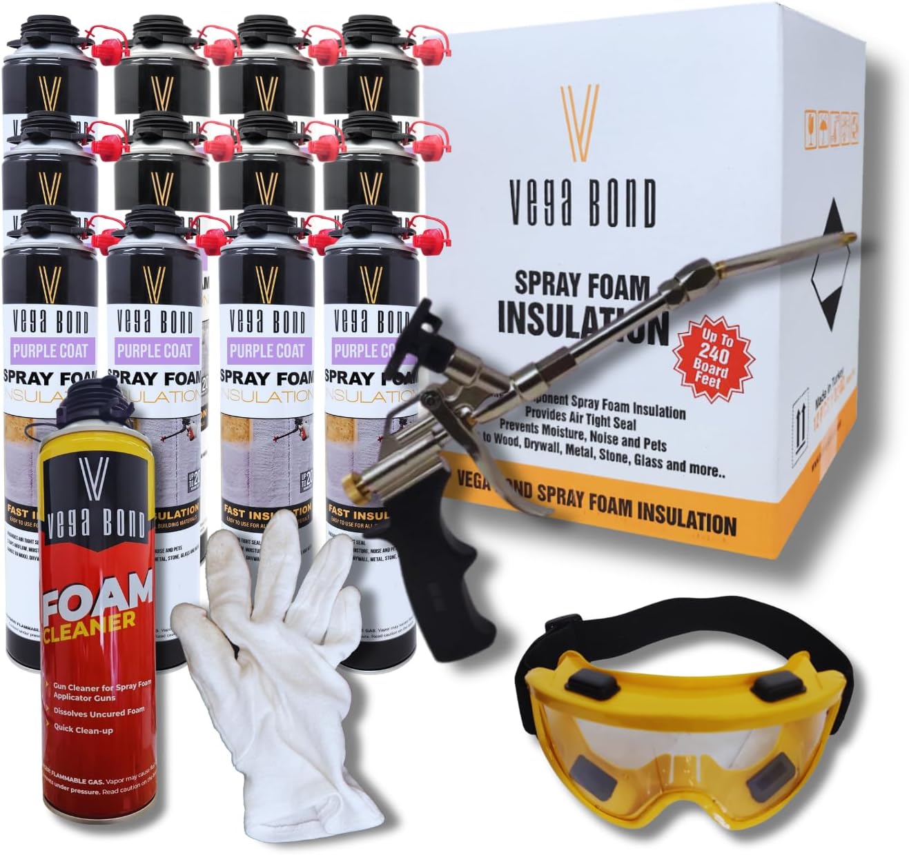 Vega Bond Premium Single Component, Self Expanding, Purplecoat Closed ...