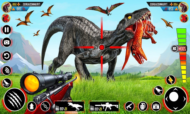 Wild Dinosaur Fighting Dino - Jurassic dinosaur hunting - Dino hunter ...