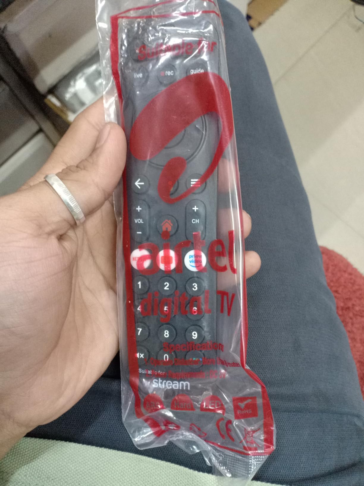 Buy ANM Remote Compatible with Airtel Xstream DTH Set Top Box Remote ...