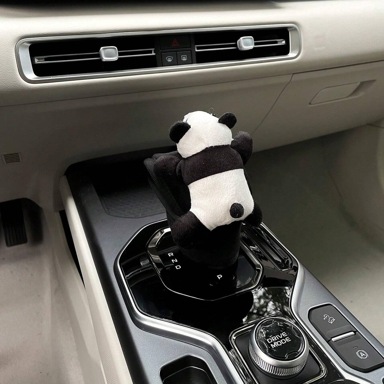 Amazon.com: Loizziuy Panda Gear Shift Cartoon Cute Car Handbrake Panda ...