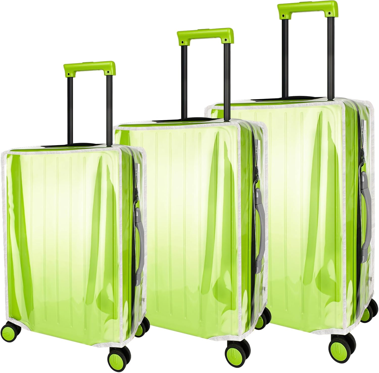 Amazon.com | YSSPPOY Upgraded 3 Pieces Luggage Cover, 0.3mm Superior ...