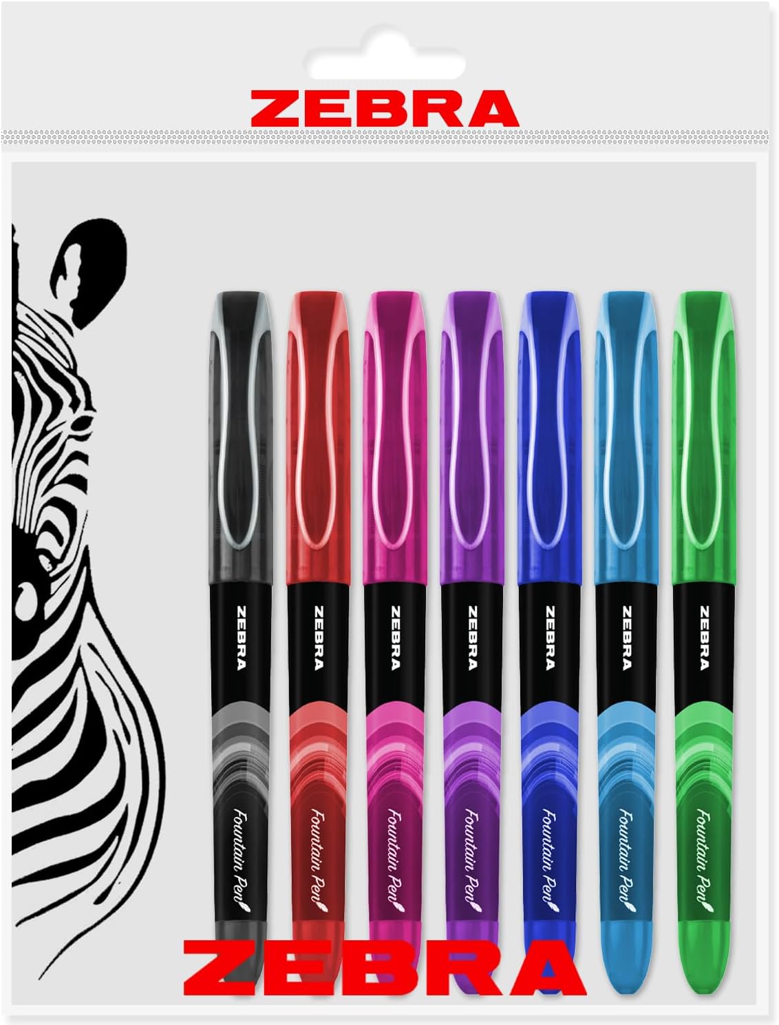 Amazon.com : Zebra Fuente - Disposable Fountain Pen - One of Each ...