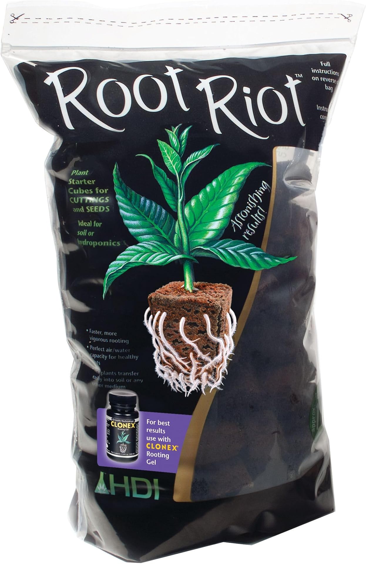 Growth Technology Root Riot Organic Propagation Cubes 100x | Desertcart KSA