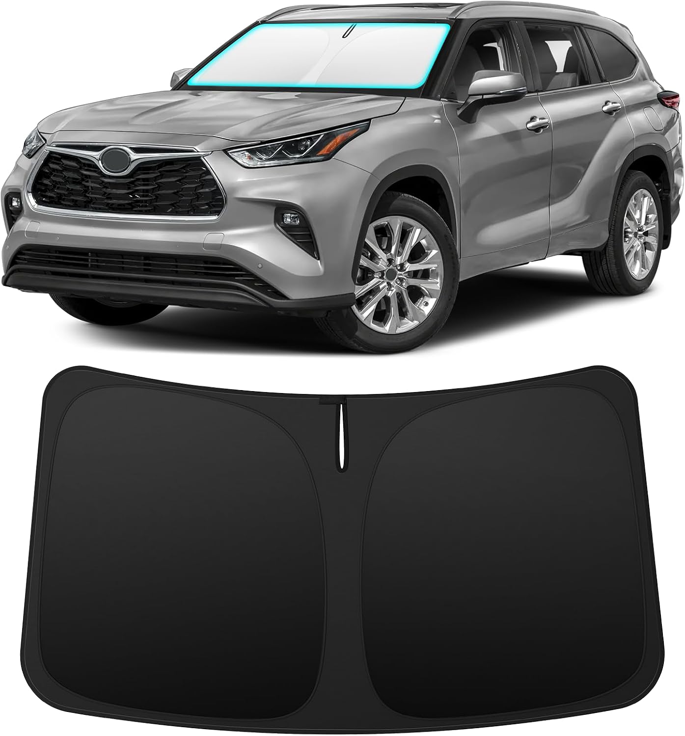 Amazon.com: INSAUTO Foldable Windshield Sun Shade for Toyota Highlander ...