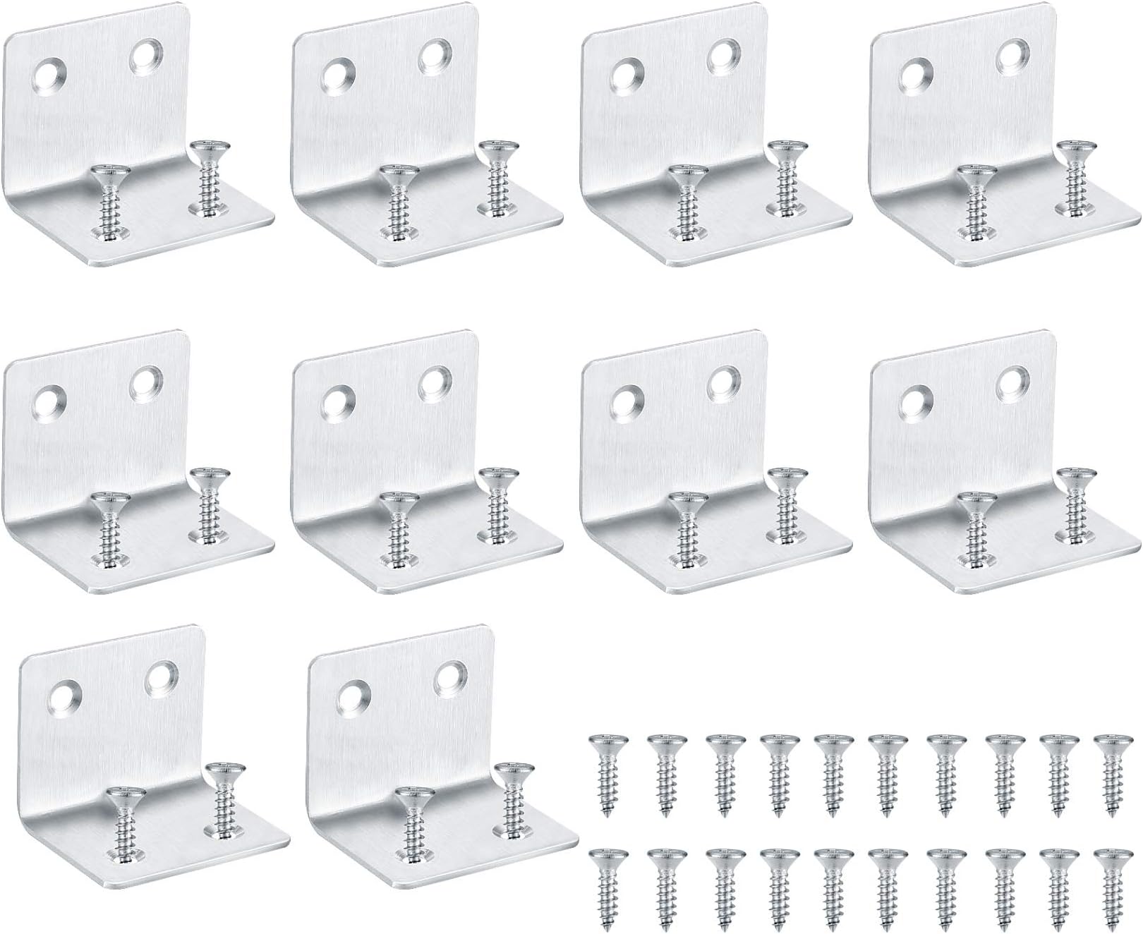 Stainless Steel Corner Brace Angle Bracket Shelf Support Corner Joint ...