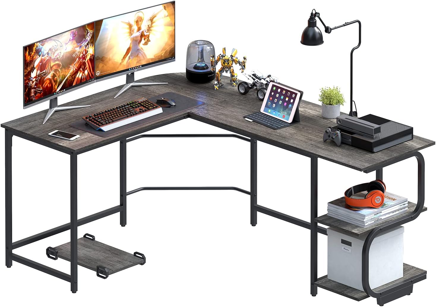 Ulifance Eckschreibtisch Umkehrbarer Computertisch 175 * 130cm, L ...