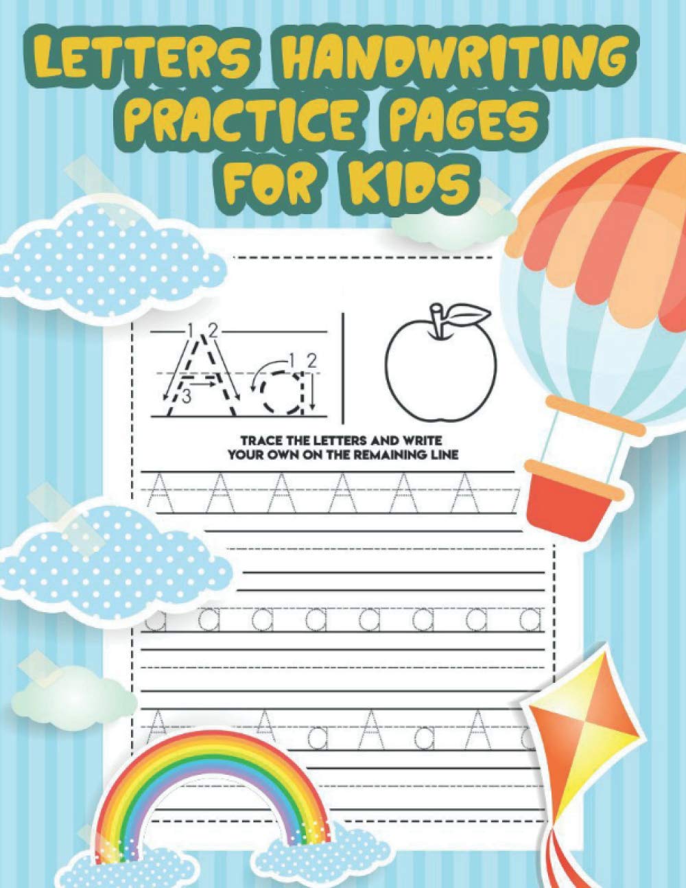 Buy Letters Handwriting Practice Pages For Kids: Alphabet Tracing Sheet ...