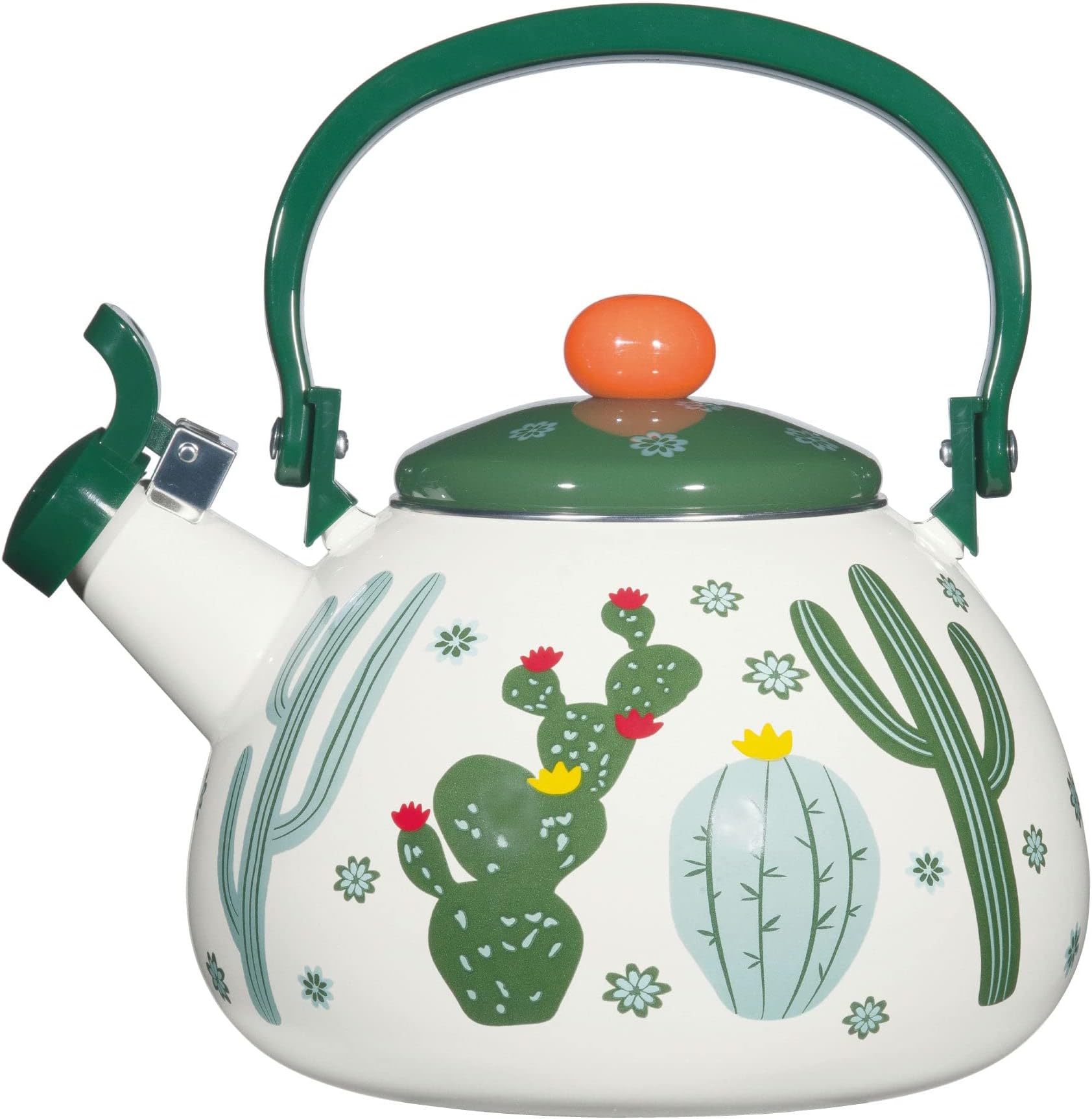 Amazon.com: Whistling Tea Kettle for Stove Top Enamel on Steel ...