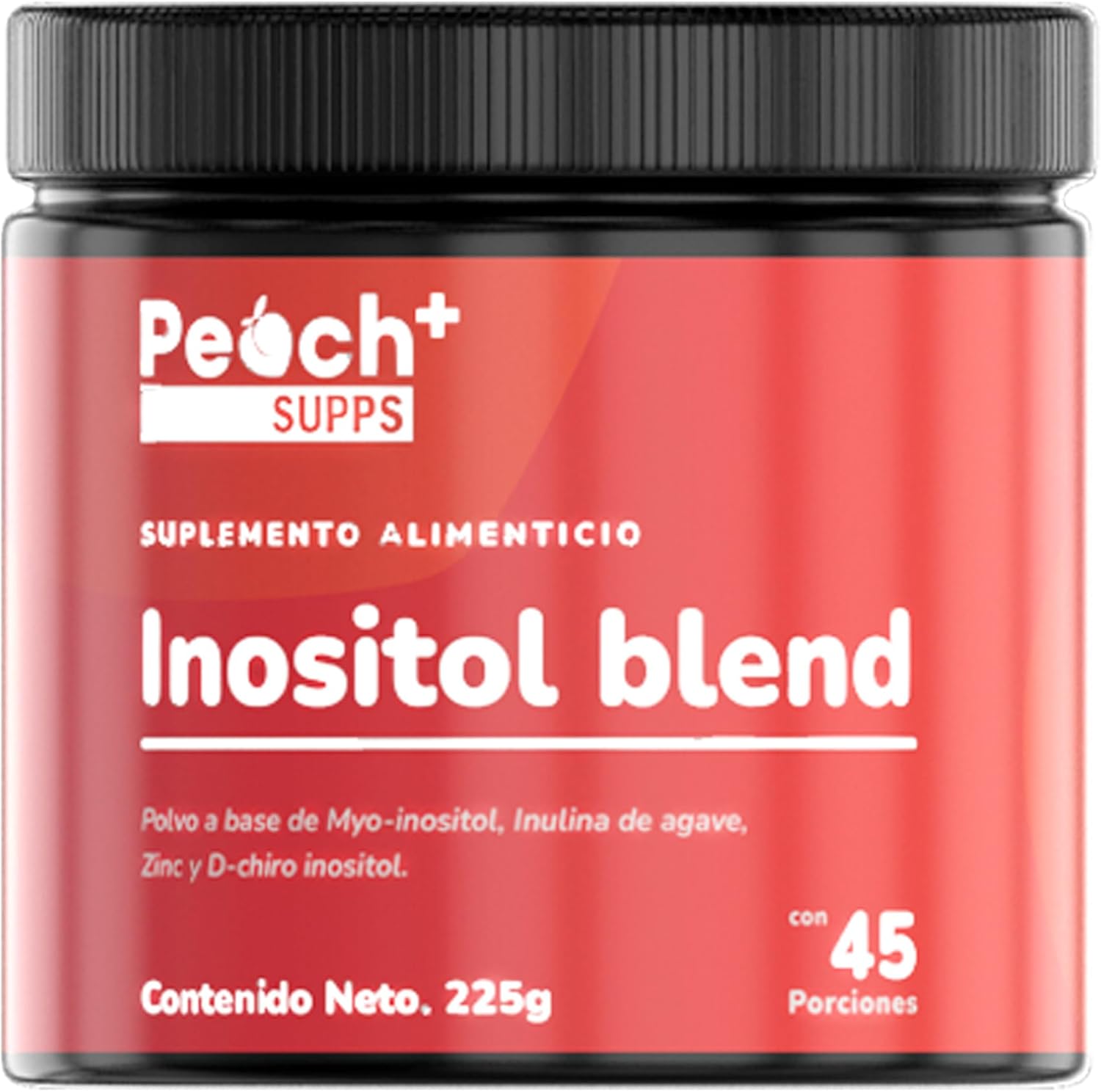 PEACH+ SUPPS Polvo de Inositol Fortificado - Dosis Diaria de 5g ...