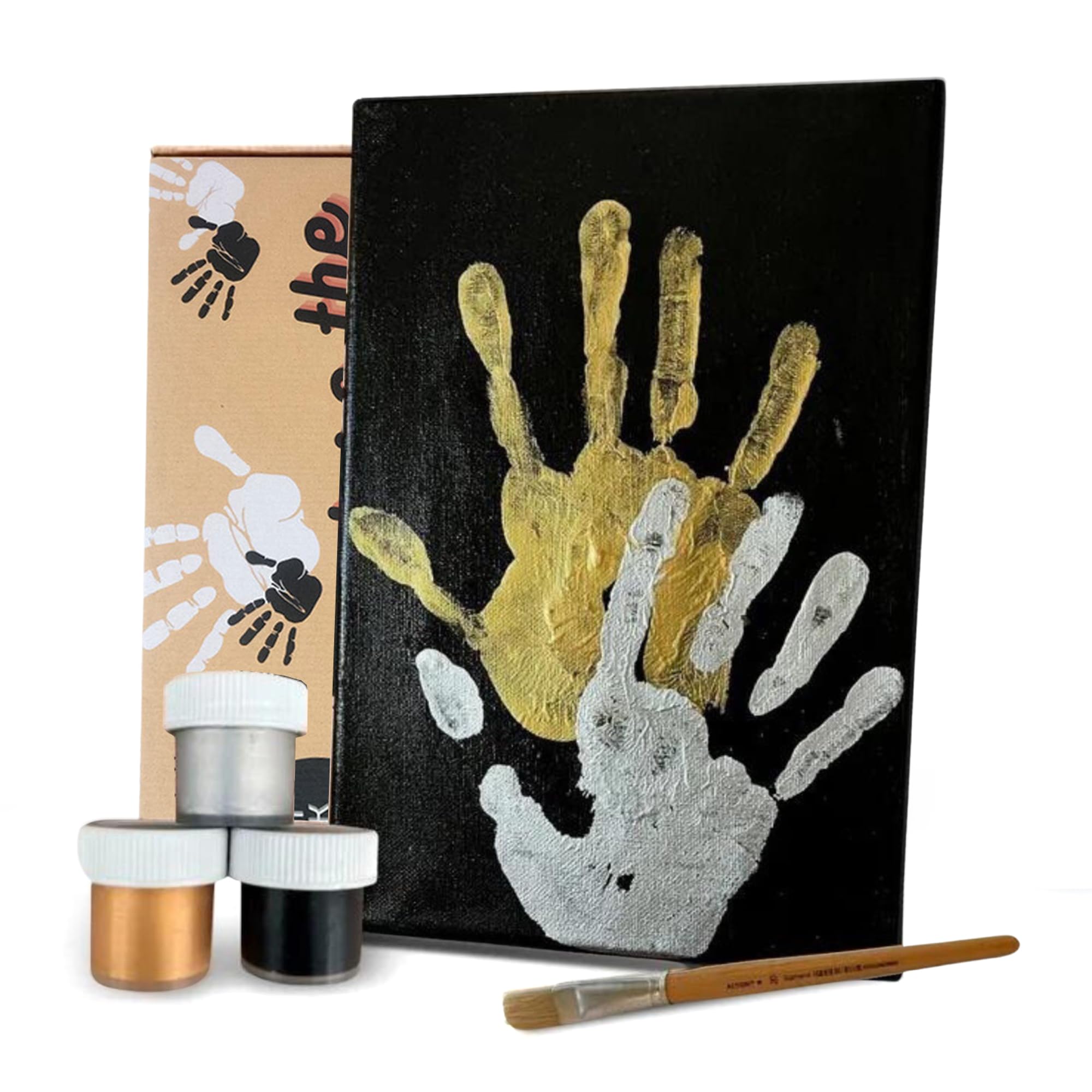 Amazon.com: Chikobo Canvas Handprint Art Kit - Create Memorable Gifts ...
