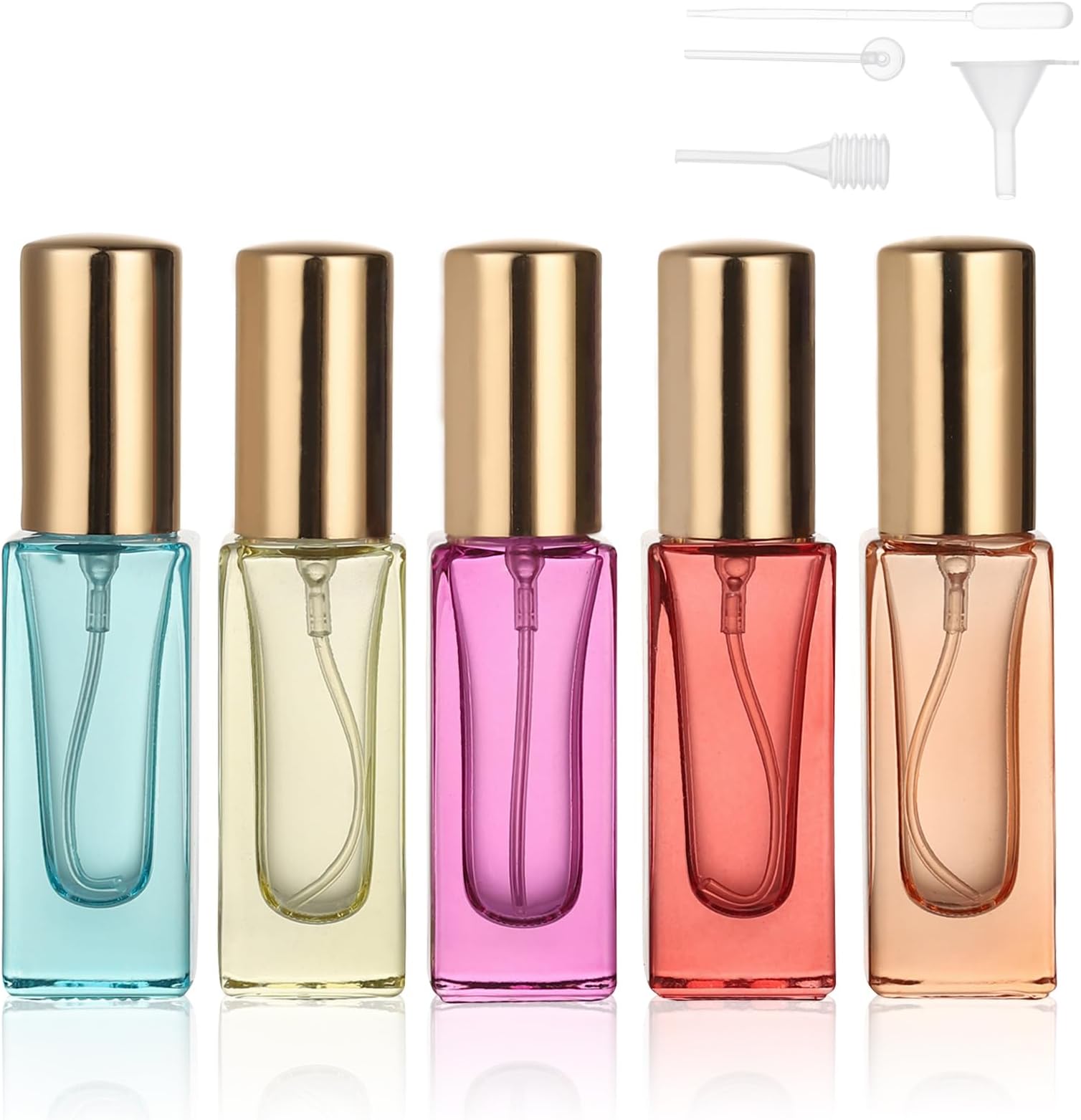 Amazon.com: SWJLR 6 Pcs 10ML Perfume Travel Refillable, Portable ...