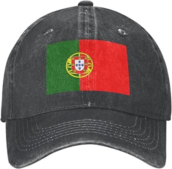 Amazon.com: Portugal Flag Baseball Cap Cowboy Hat Adjustable Washable ...
