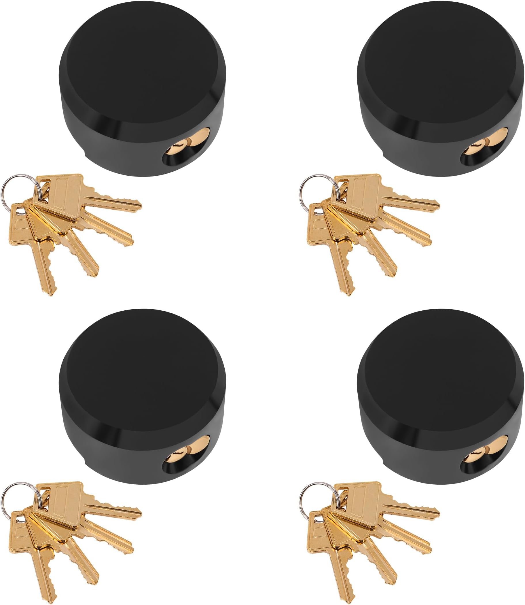 WAR-LOK PKL-20 Heavy Duty Hidden Shackle Puck Lock, Non-Corrosive Steel ...