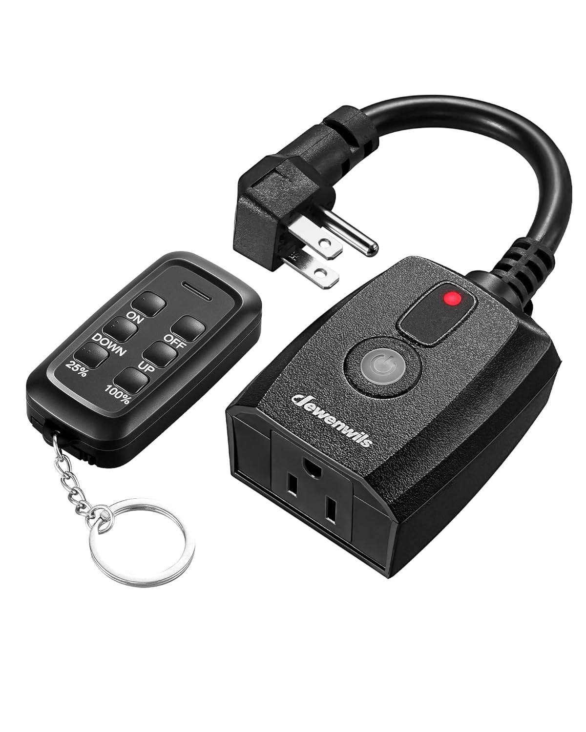 DEWENWILS Outdoor Dimmer for String Lights, Remote Dimmer Plug ...