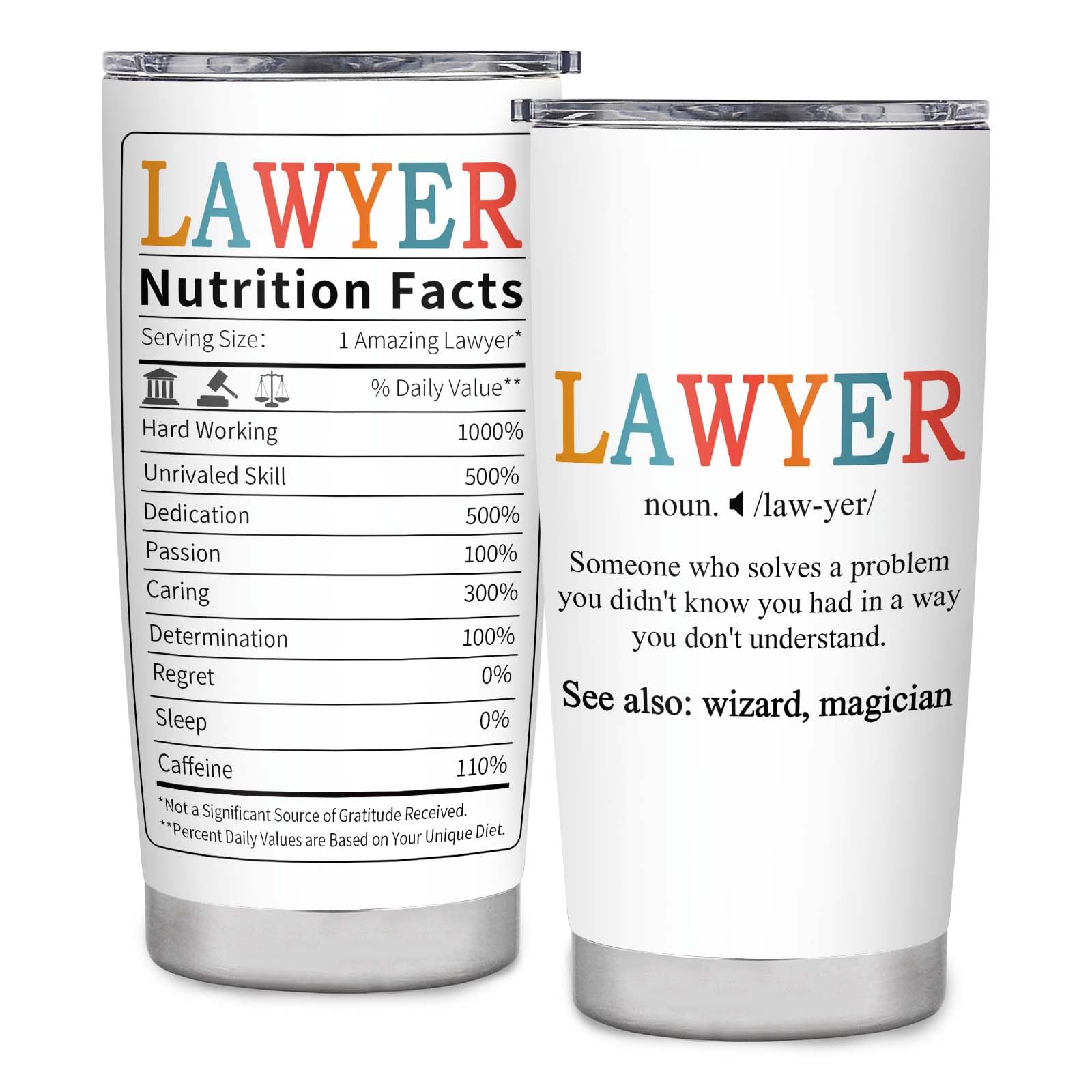 Amazon.com | kwsnatel Lawyer Gifts for Men Women, 20oz Lawyer Coffee ...