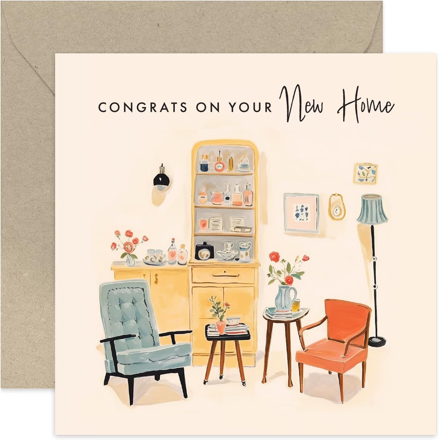 Old English Co. Congrats On Your New Home Card for Couple - Moving Home ...