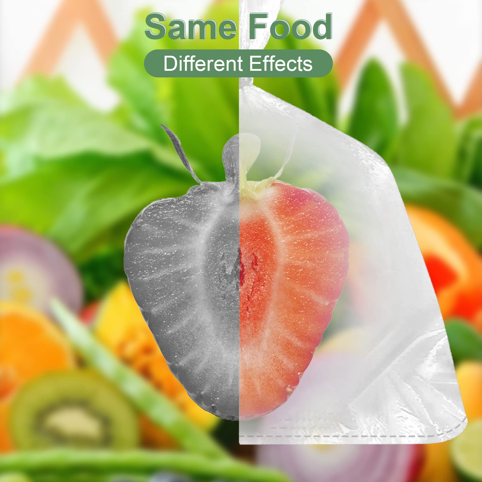 Snapklik.com : Plastic Produce Bag, Clear Food Storage Bags, 12 X 16 ...