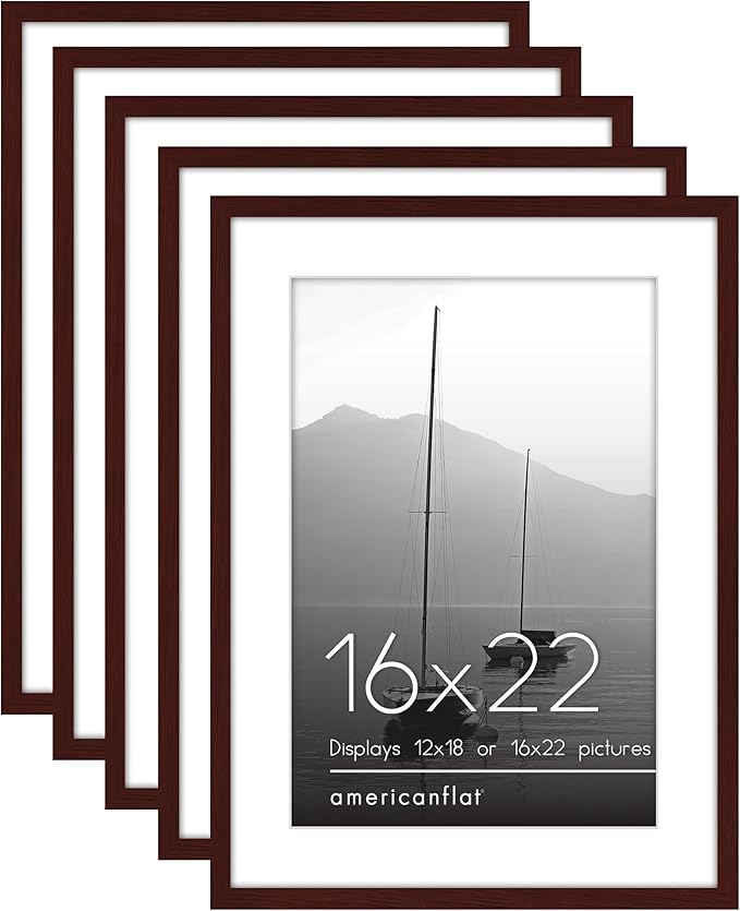 Amazon.com - Americanflat 16x22 Picture Frame with Polished Plexiglass ...