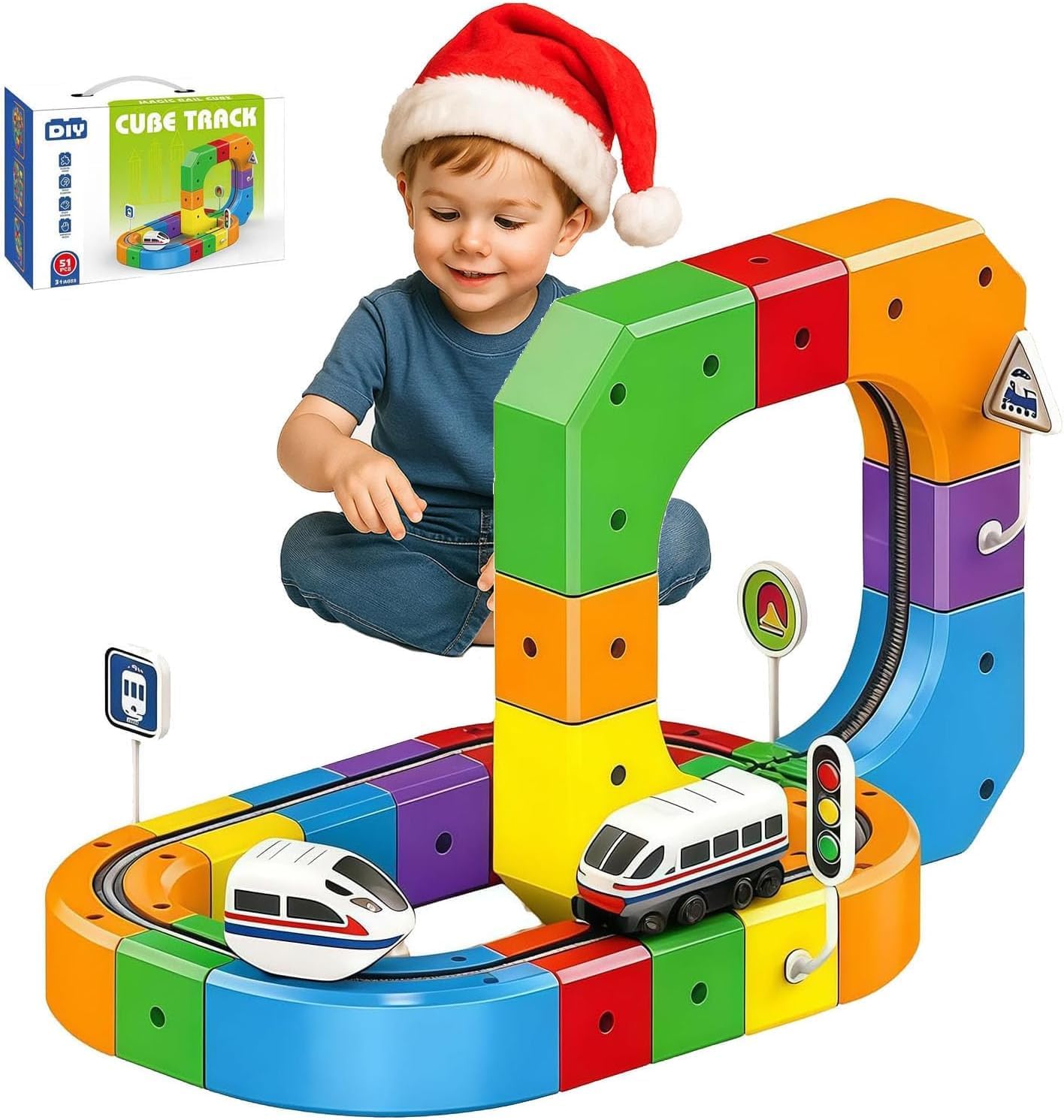 Amazon.com: for Trackle, Trackle Stem Cubes for 3D Train Routes ...