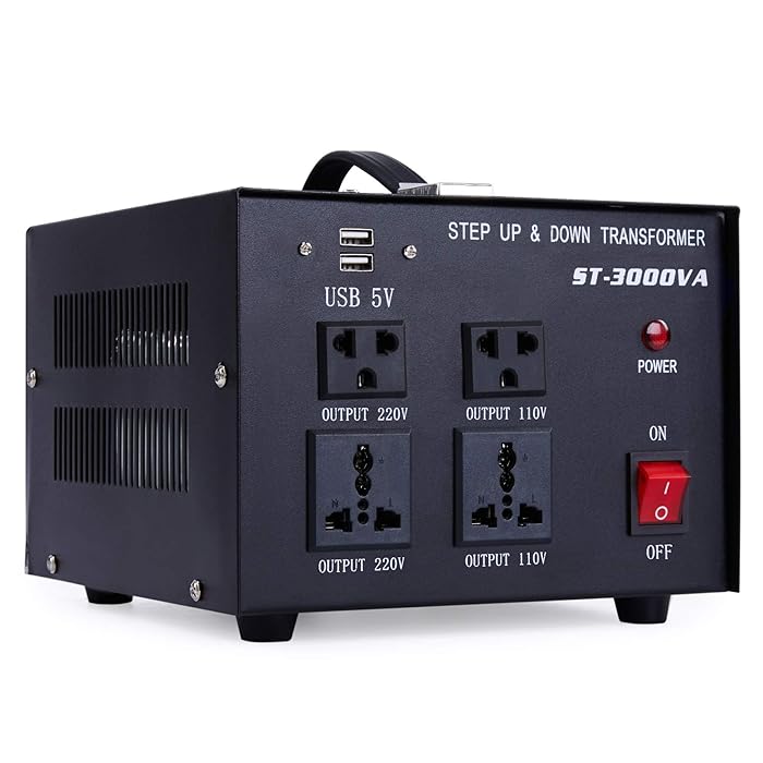 Buy CO-Z 3000W Voltage Transformer, 110V To 240V Step Up Transformer w ...