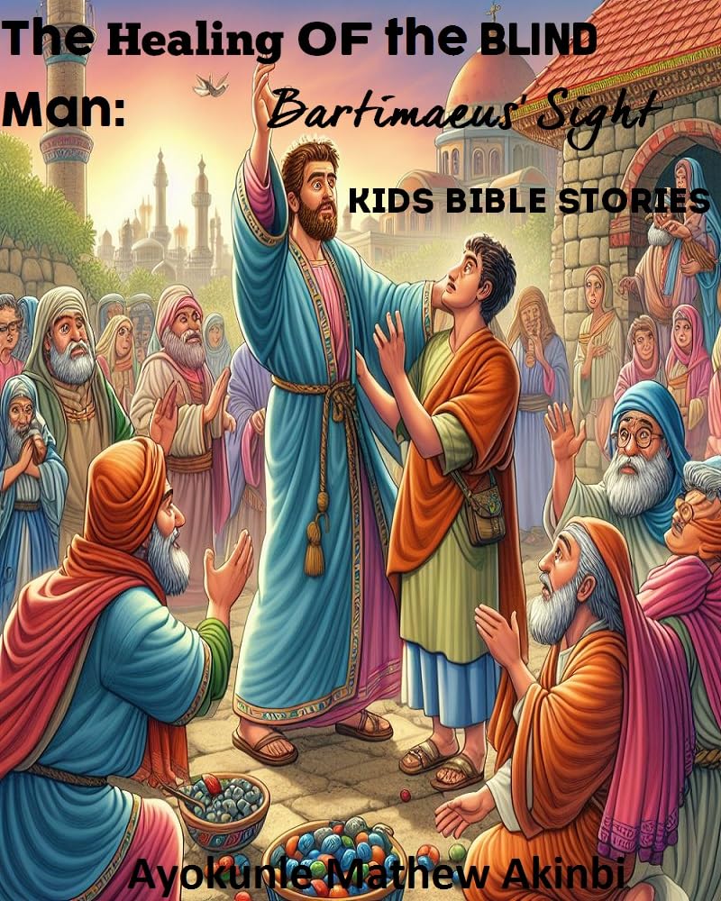 The Healing of the Blind Man: Bartimaeus’ Sight Kids Bible Stories ...