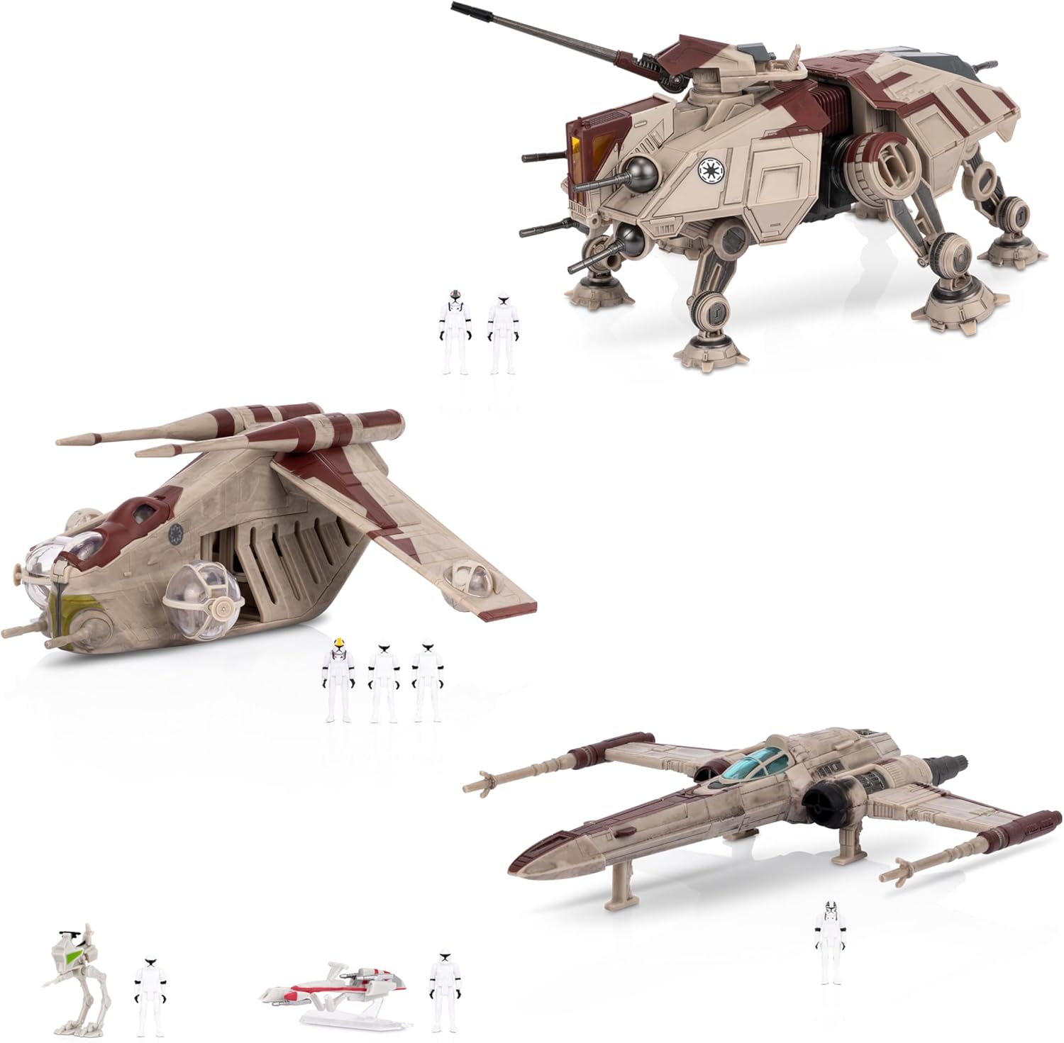 Amazon.com: Star Wars Micro Galaxy Squadron Republic Attack Force ...