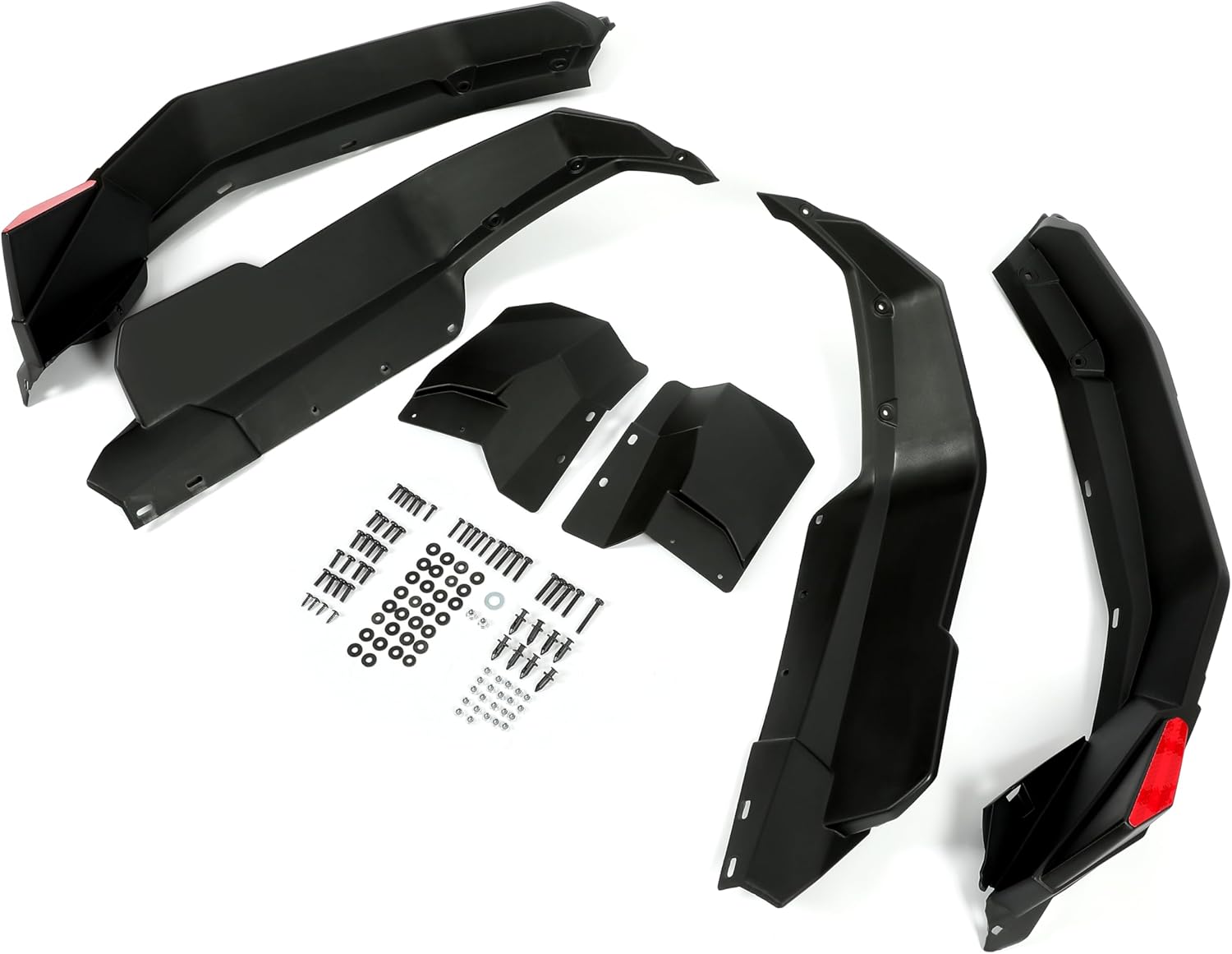 Amazon.com: HECASA Front Rear Fender Flares Compatible with 2013-2016 ...