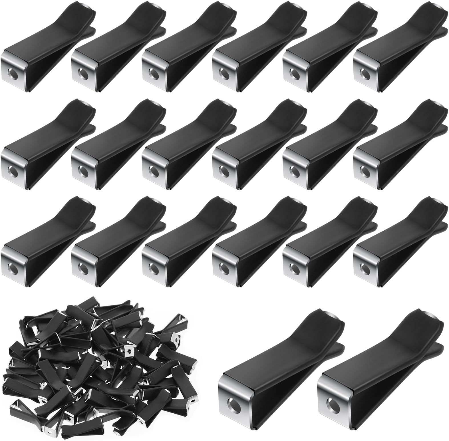 Amazon.com: 60 Pieces Square Head Car Vent Clips Air Freshener Car ...