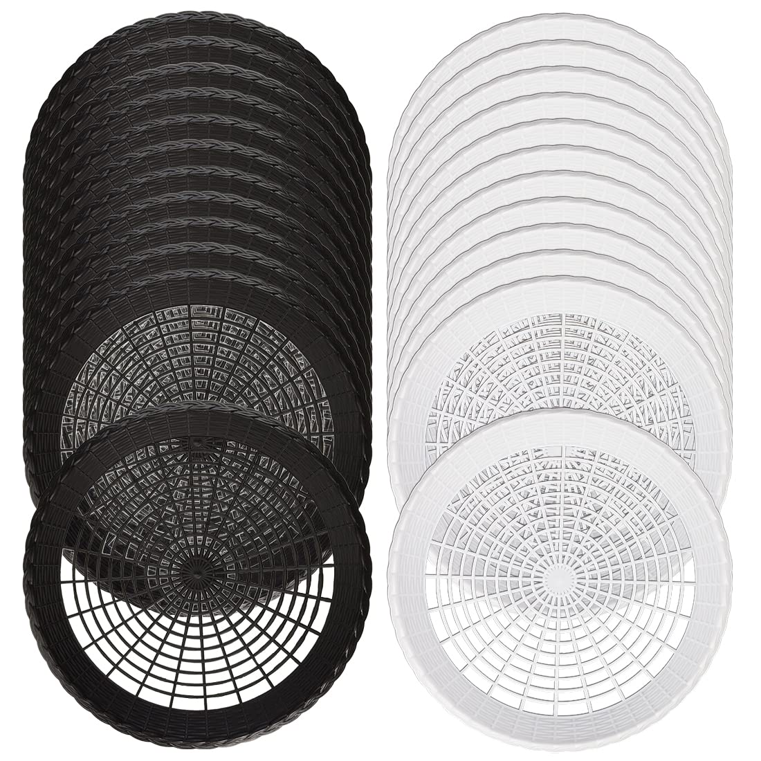 Paper Plate Holders Reusable 24 Piece Round Plastic Paper Plate Holder Set For Paper Plate paper-plate-holders-reusable-24-piece-round-plastic-paper-plate-holder-set-for-paper-plate