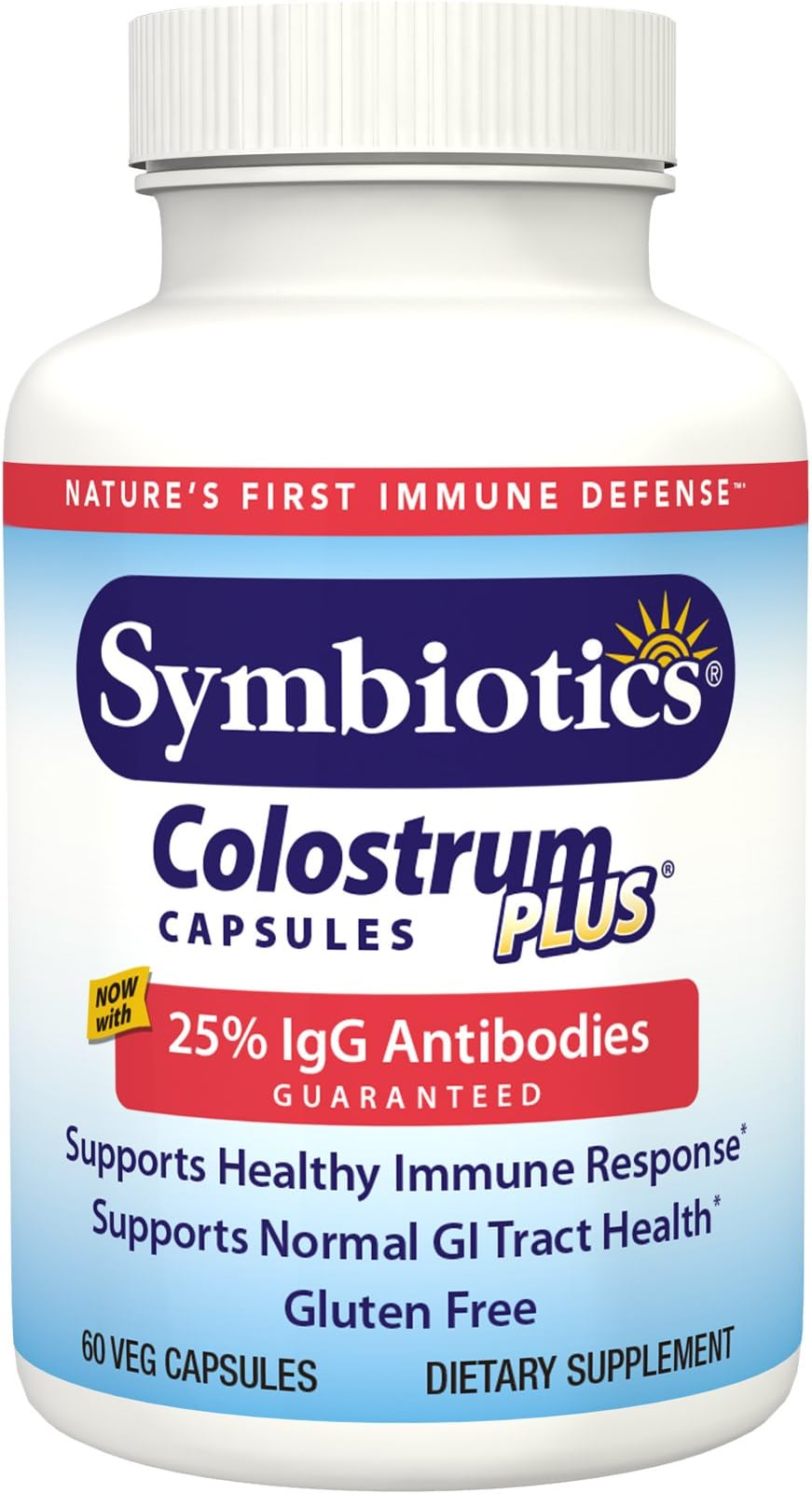Amazon.com: Colostrum Plus by Symbiotics 60 Veg Capsules : Health ...