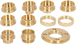 11Pcs Brass Router Guide Bush Bushing Set, High Precision Router ...