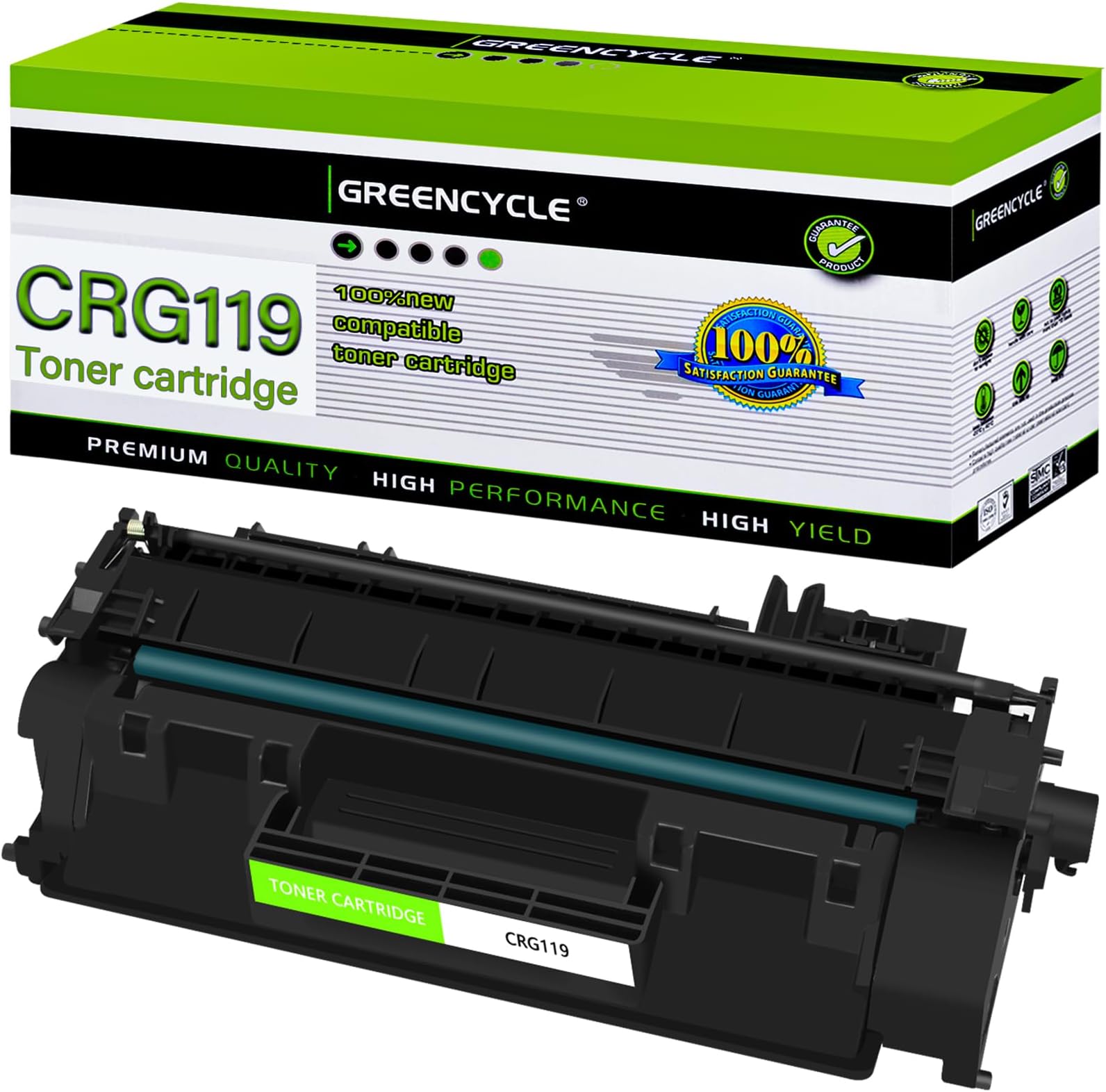 Amazon.com: TG Imaging 4-Pack 4xBlack Replacement for Canon 119 II ...