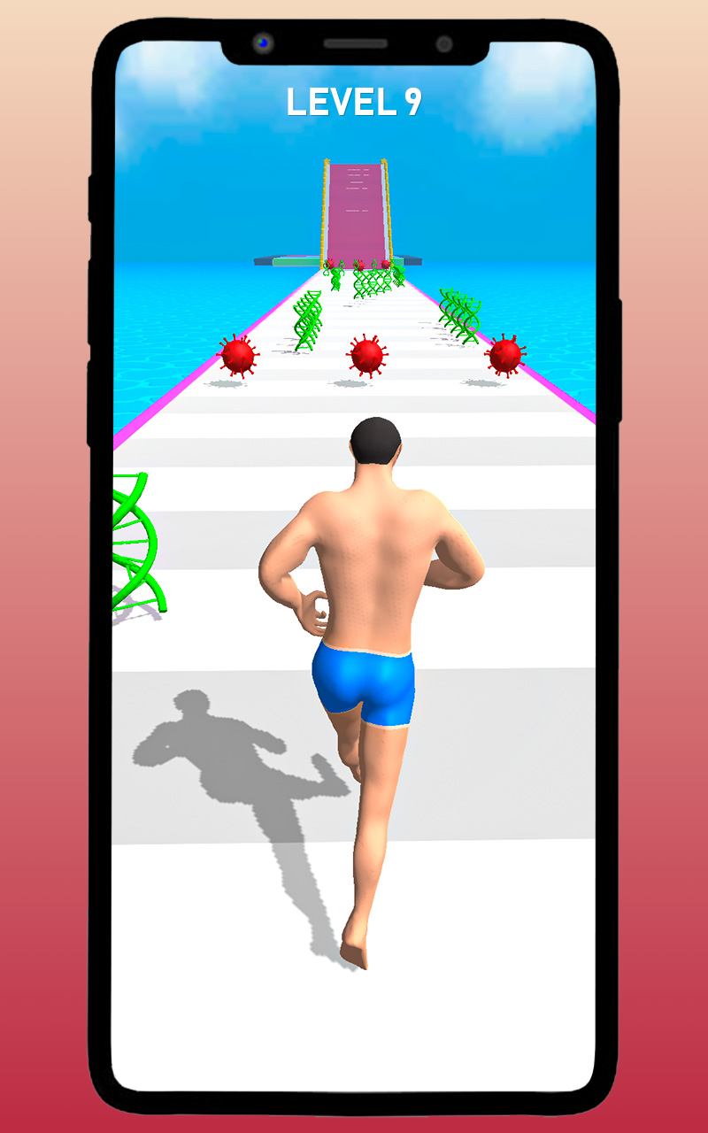 Human DNA Evolution! Skeleton Muscle Runner Body Rush Race 3D - Mutant ...