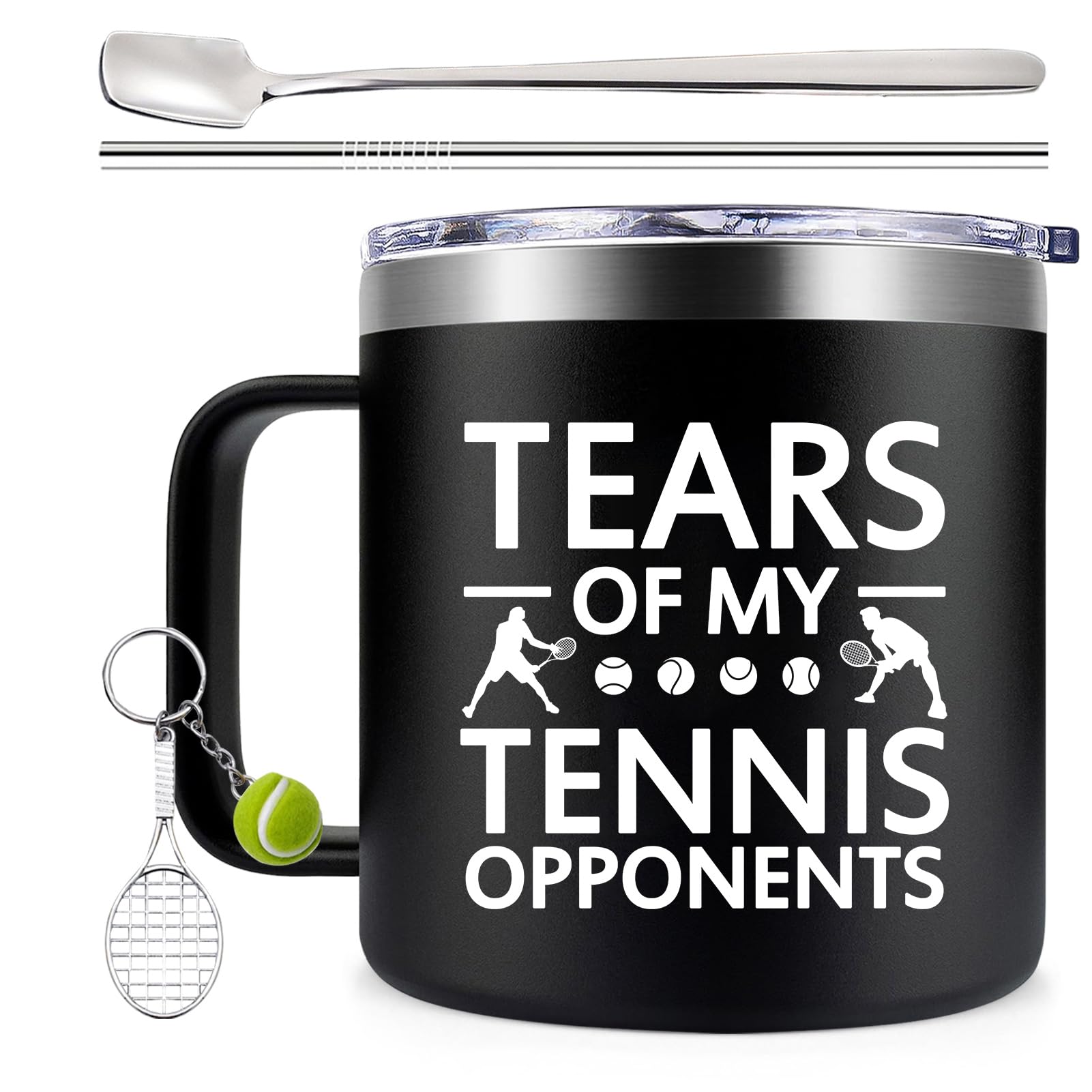 Fufendio Tennis Gifts for Men - Tear of My Tennis Opponents Mug 14oz ...