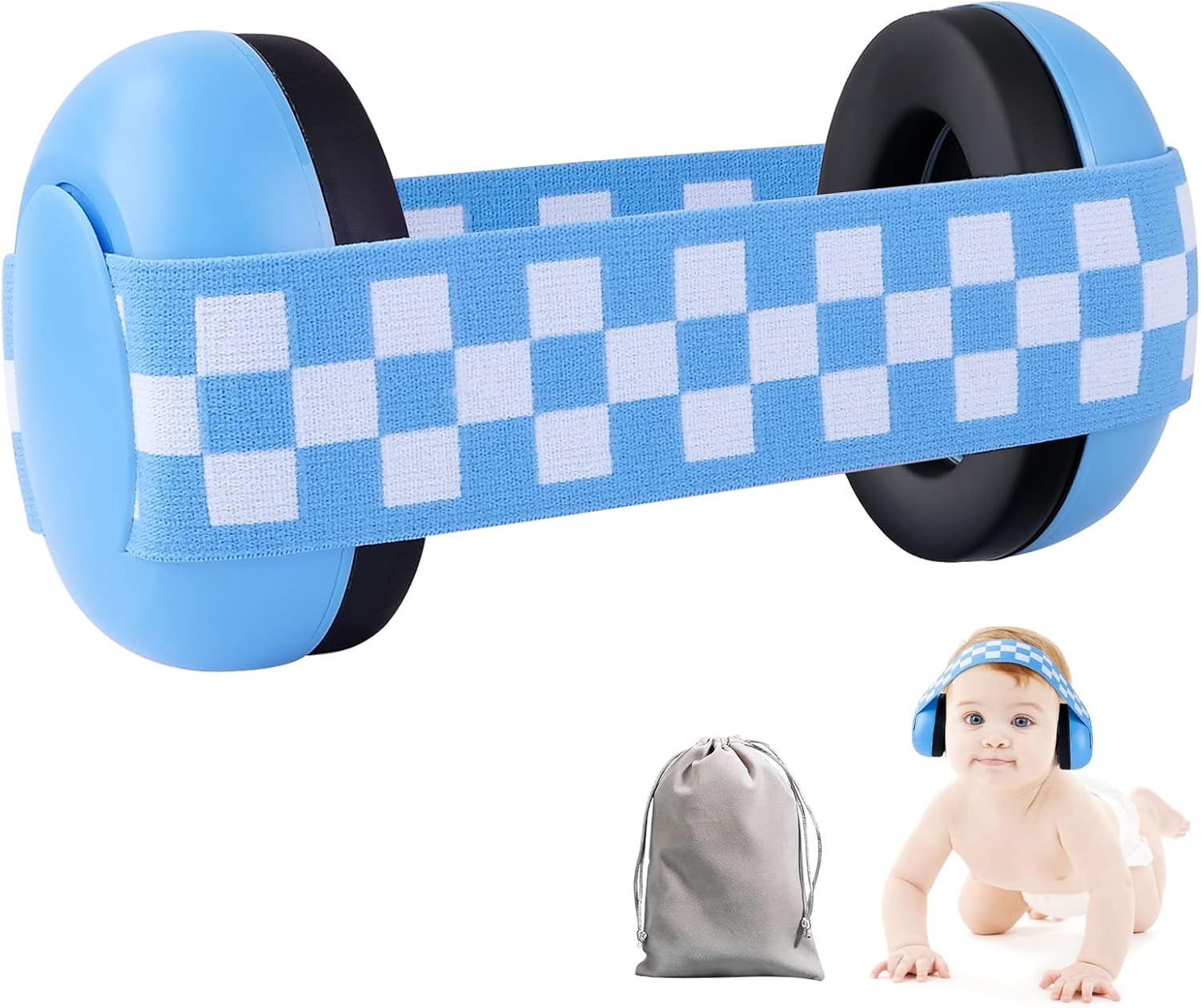 Baby Ear Defenders, Adjustable Infant Noise Reduction Earmuffs, Baby ...