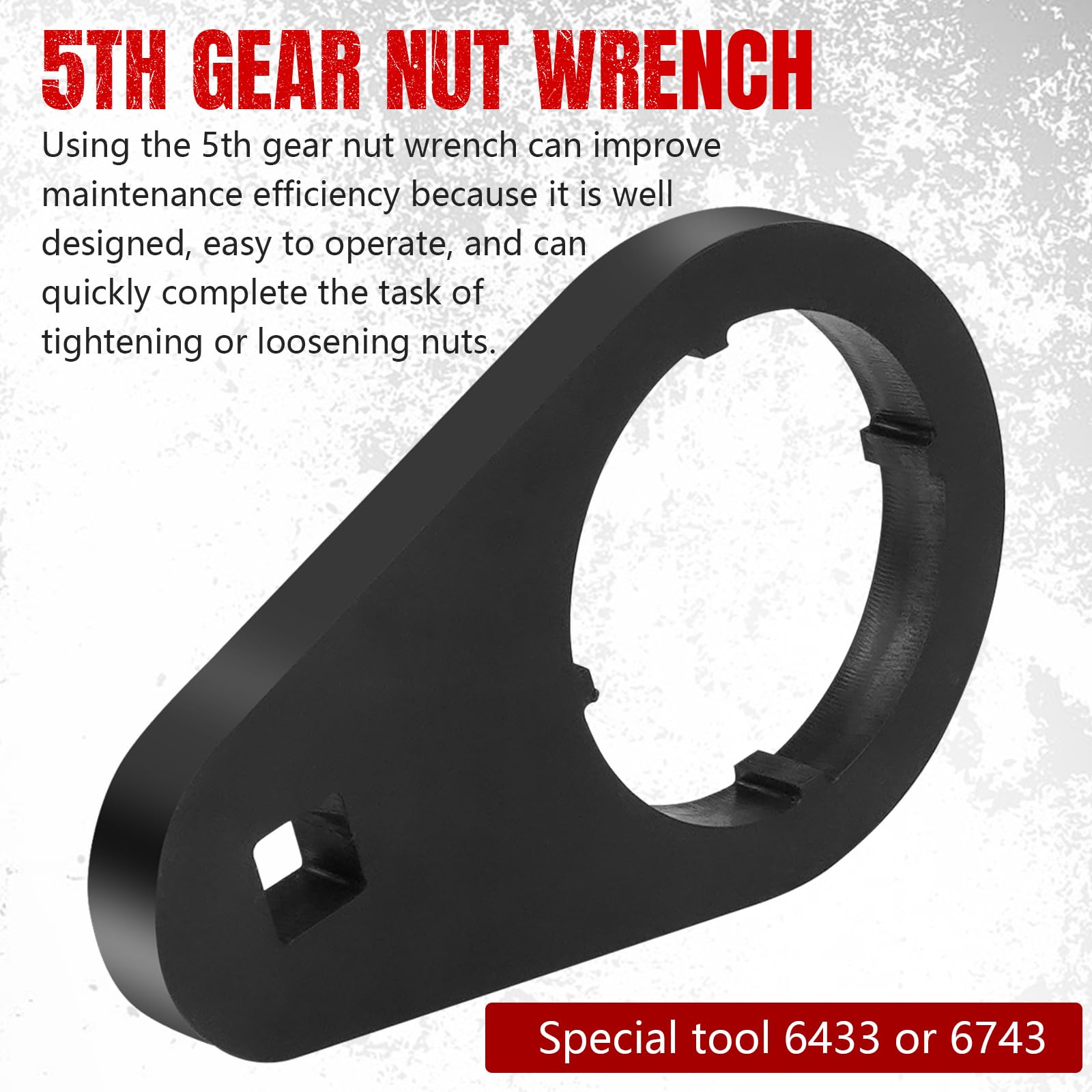 Snapklik.com : Dexepe 5th Gear Lock Nut Retainer Kit & 1/2" Drive ...