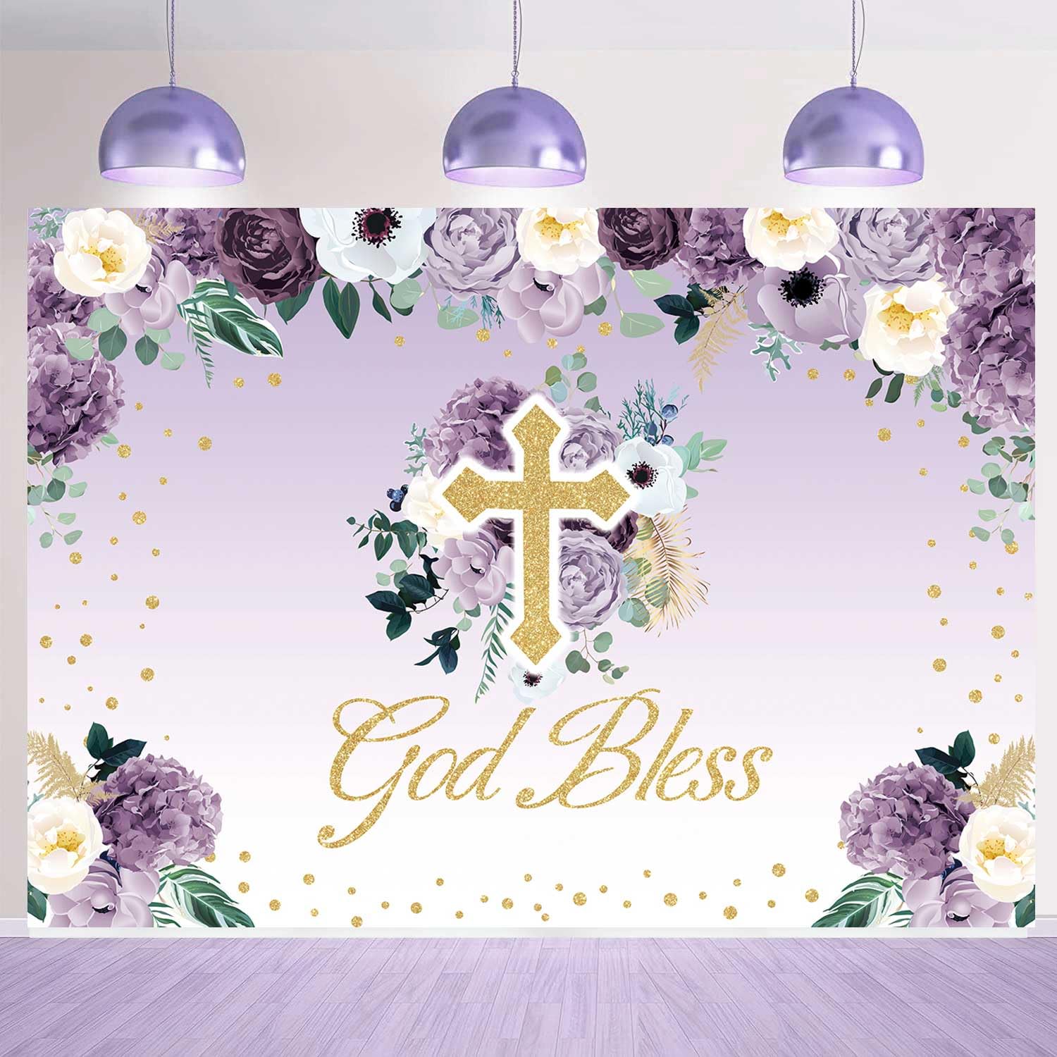 Purple Baptism Graphics