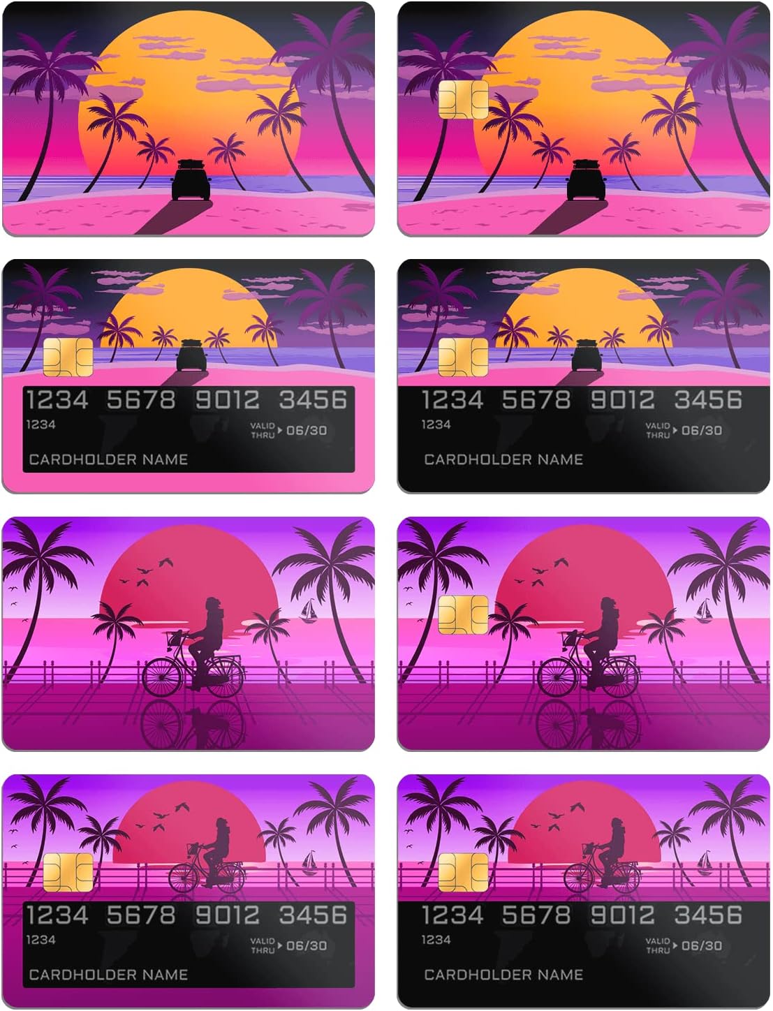 Amazon.com: GOLEEX Hawaii Credit Card Large Size Paradise Waterproof ...