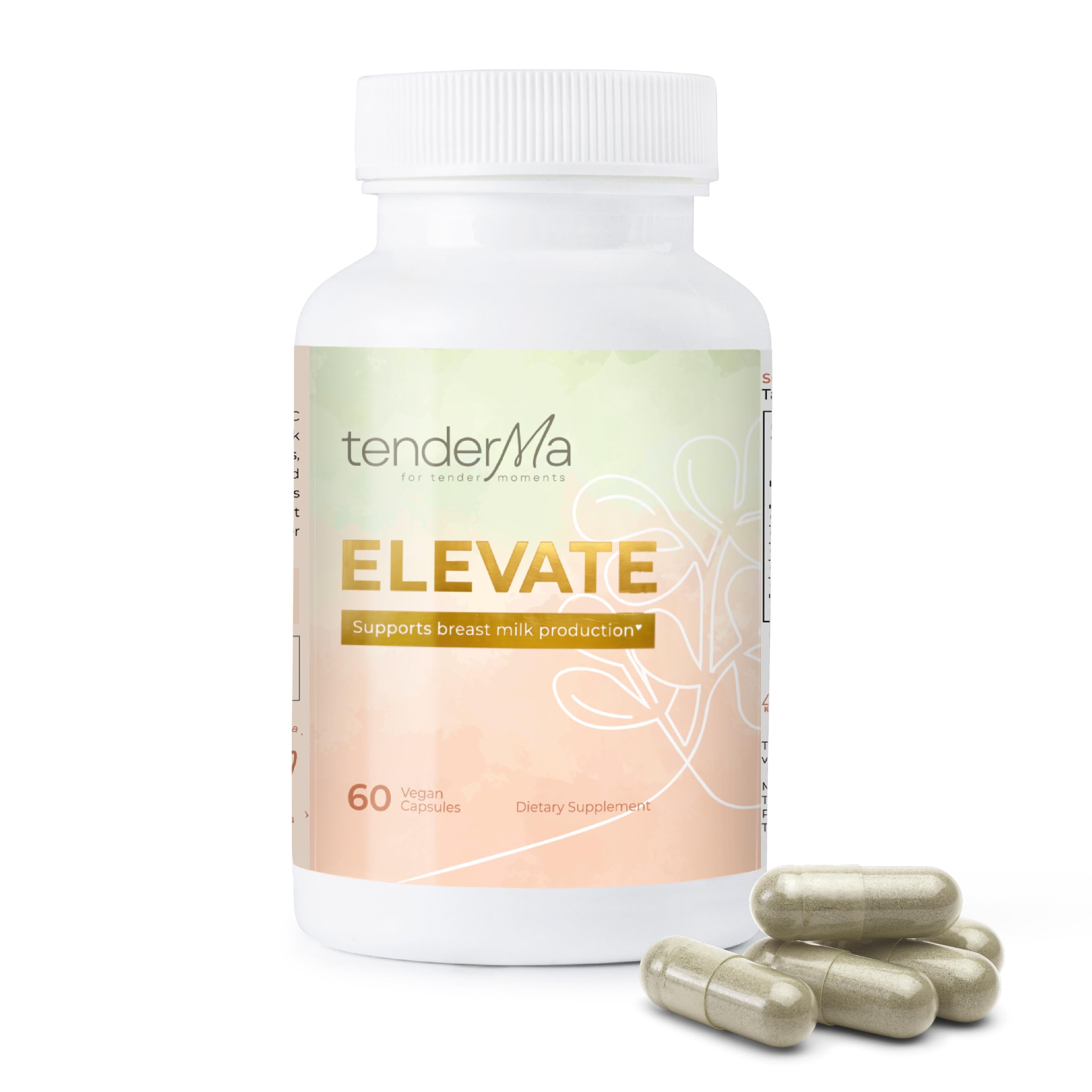Amazon.com: tenderMa Elevate Lactation Supplement Fenugreek Formula ...