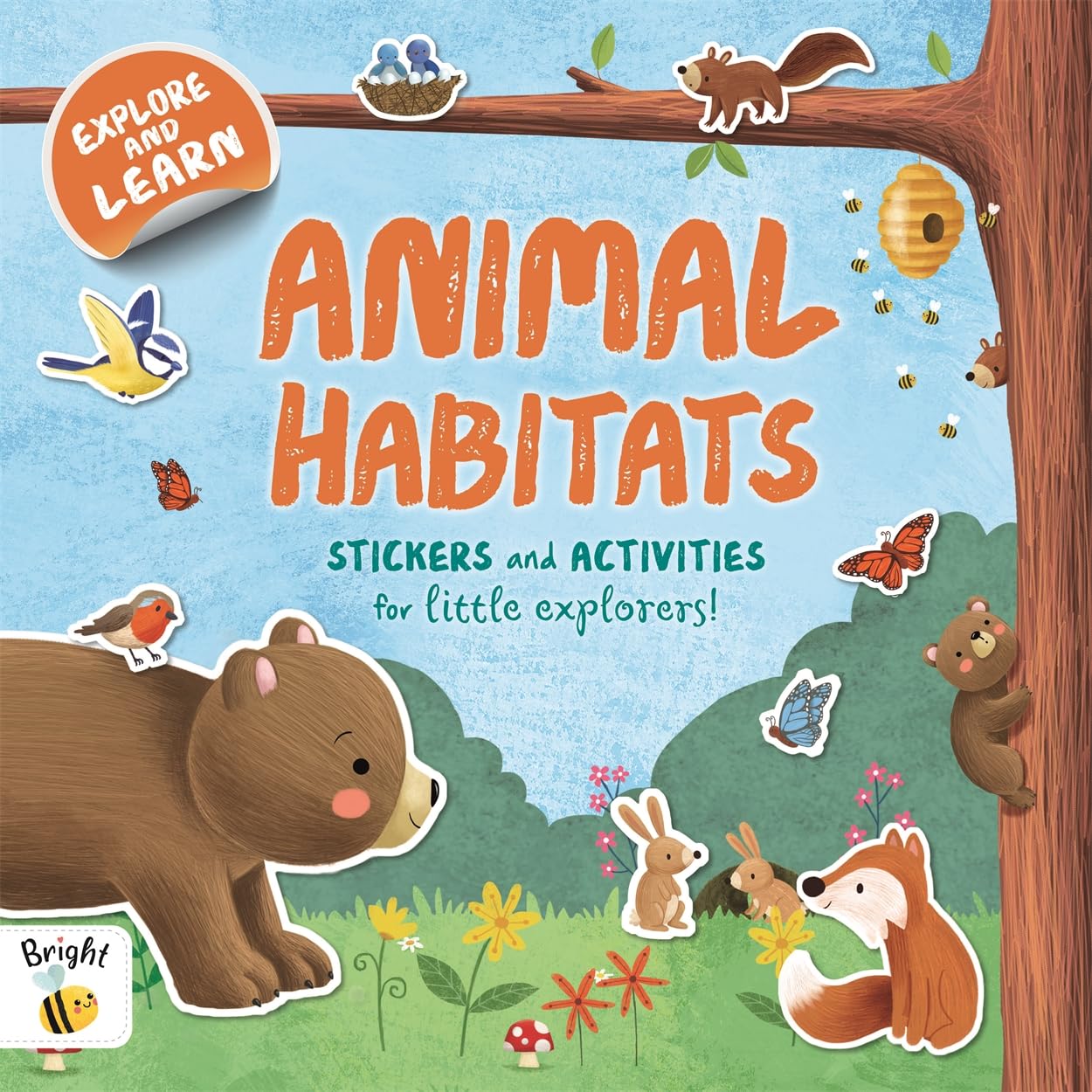 Animal Habitats (Early learning sticker book for little explorers ...