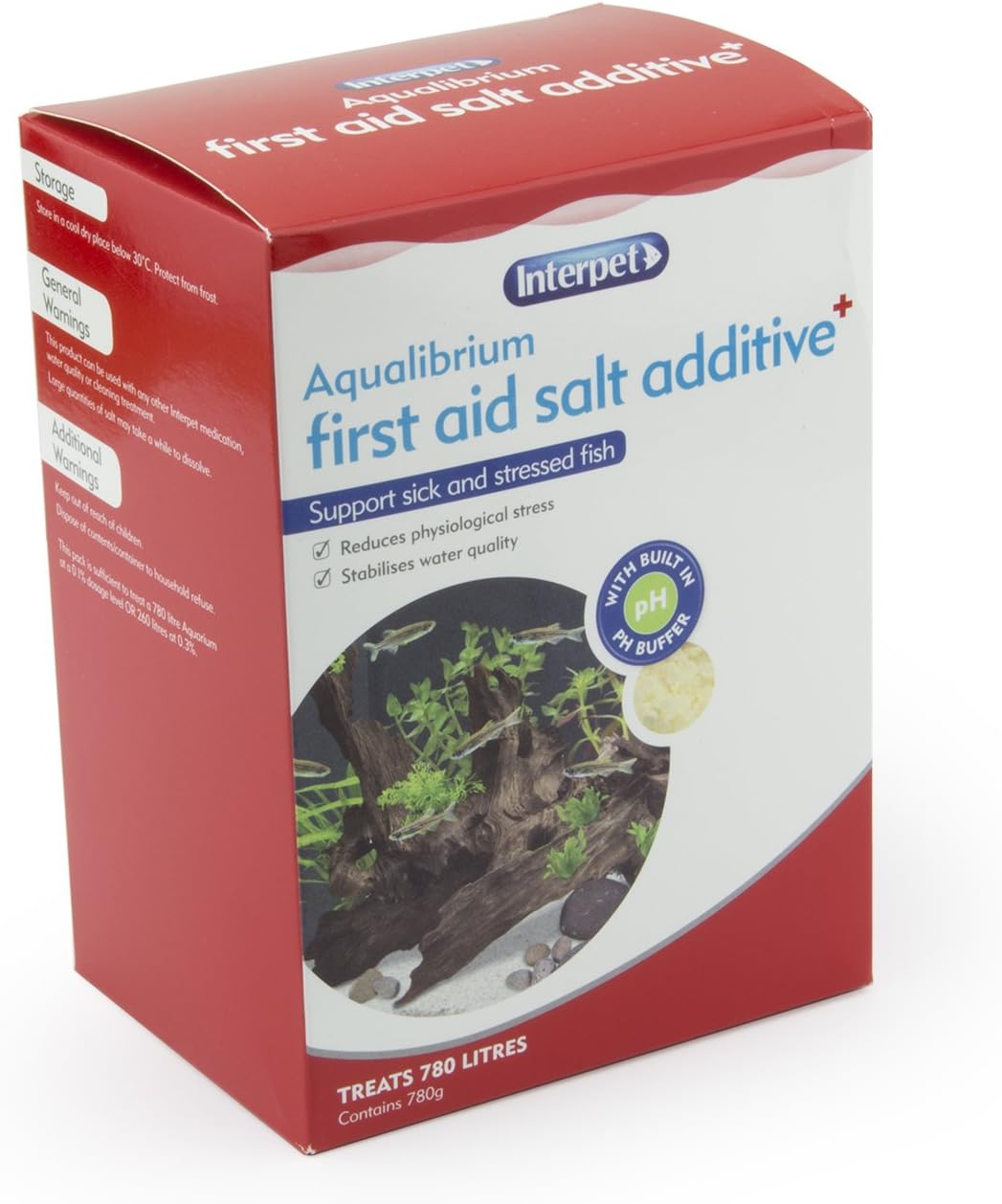 Interpet Aqualibrium First Aid Salt Additive Tonic Treatment, Support ...