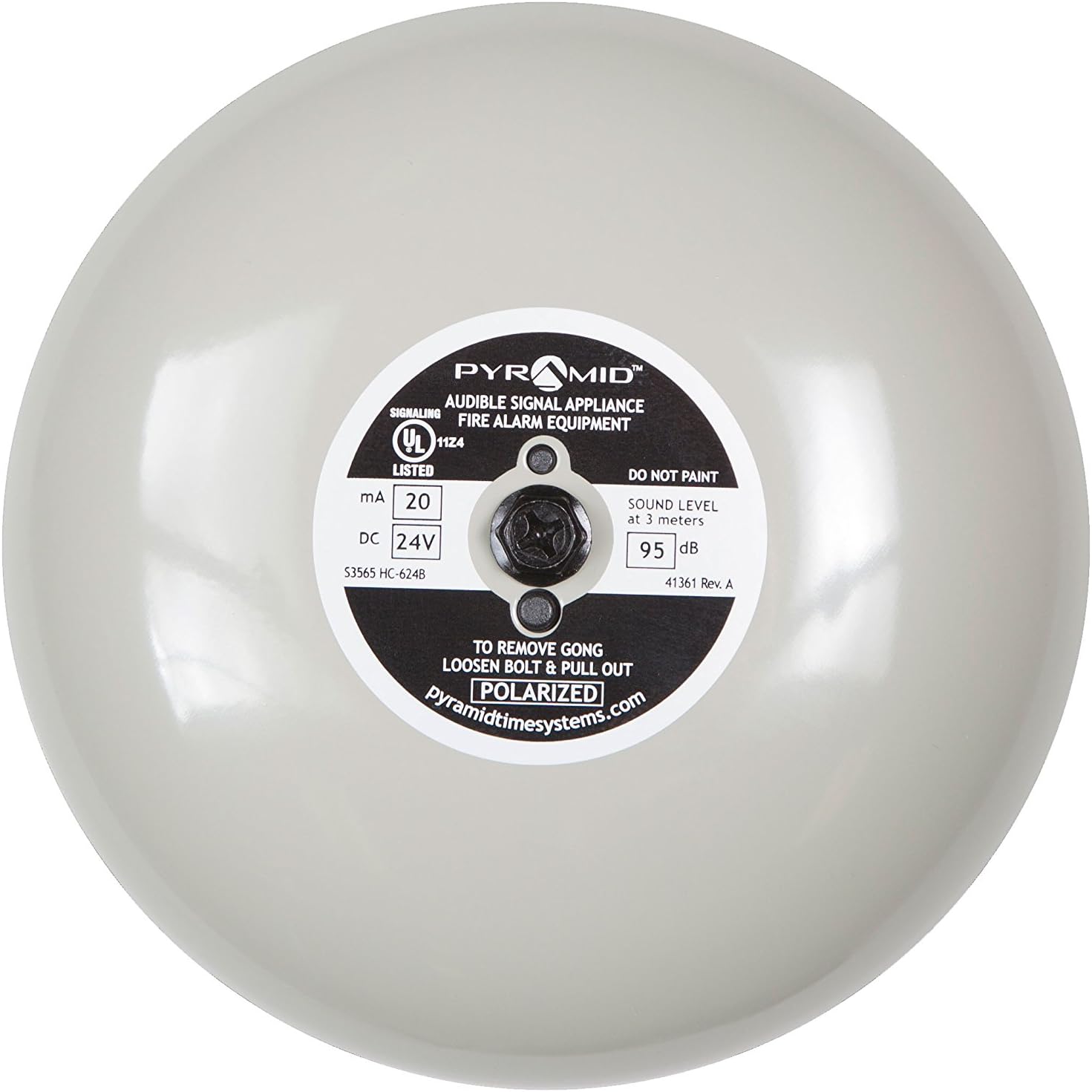 Amazon.com: Pyramid 6" 24-Volt DC Bell (41361) : Everything Else