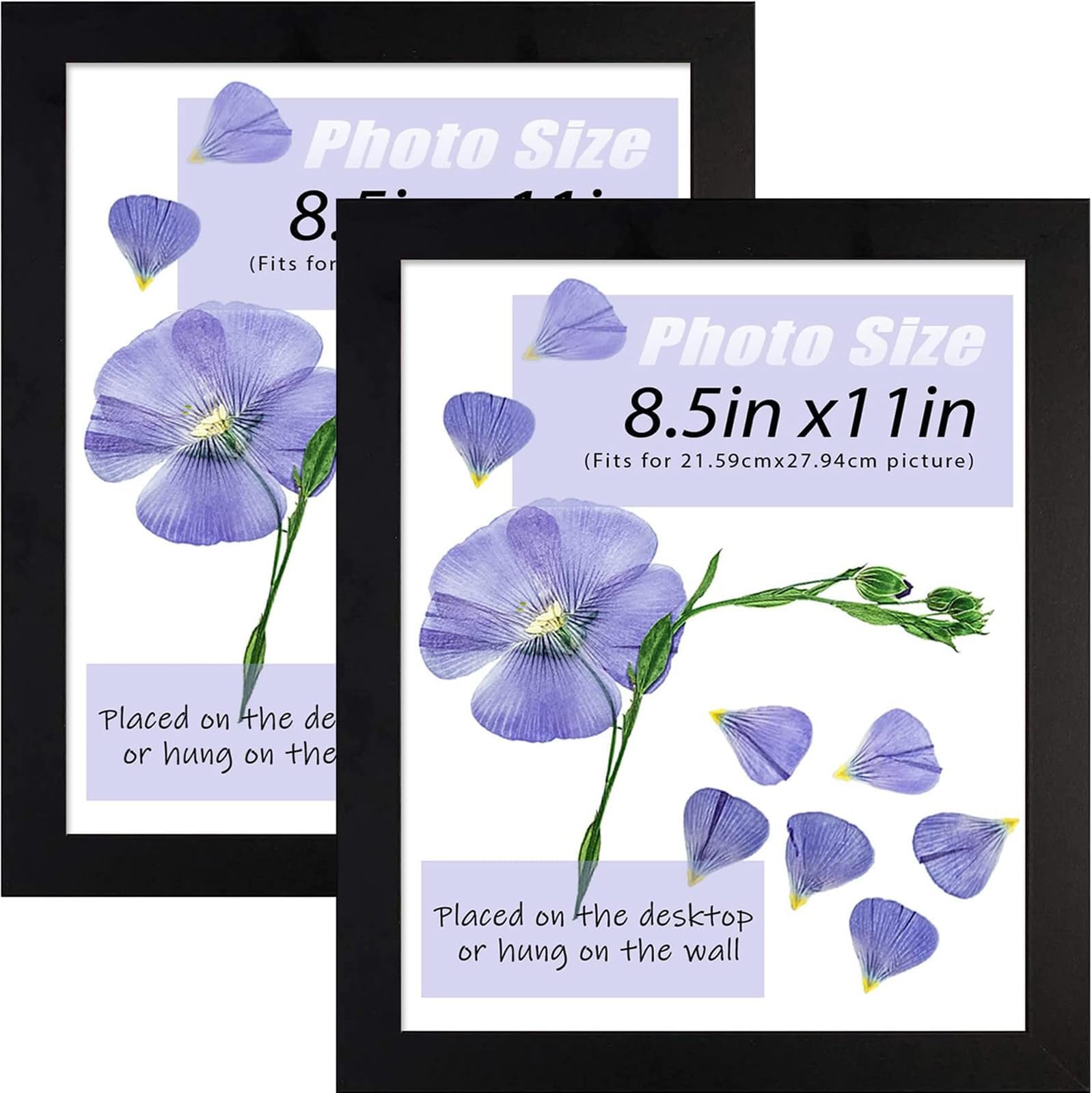 Amazon.com - Sindcom 8.5x11 Picture Frame 3 Pack, Poster Frames with ...