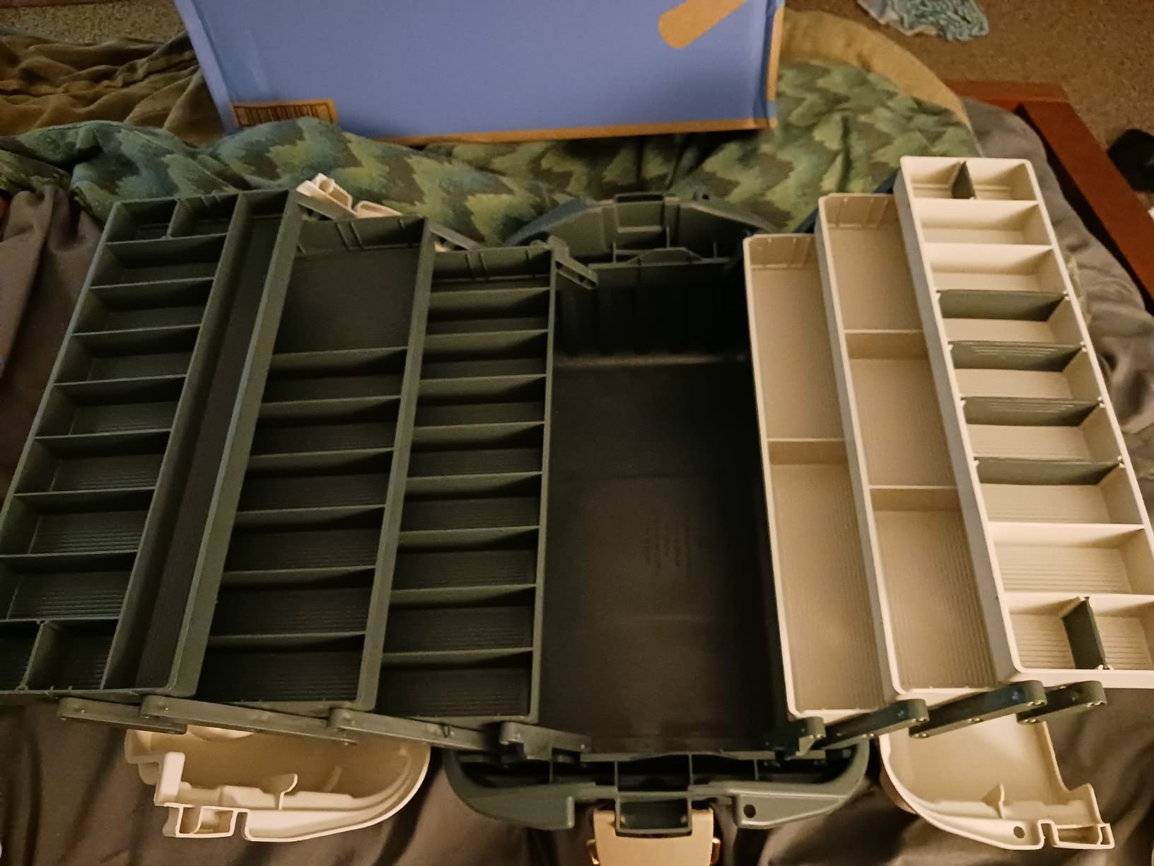 $8/mo - Finance Frabill Plano Hip Roof Tackle Box w/6 Trays - Green ...