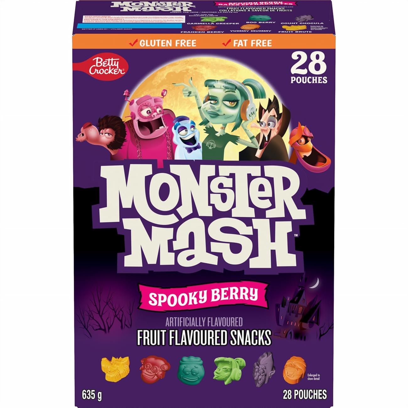 Amazon.com: Betty Crocker, Monster Mash Spooky Berry, Fruit Flavored ...