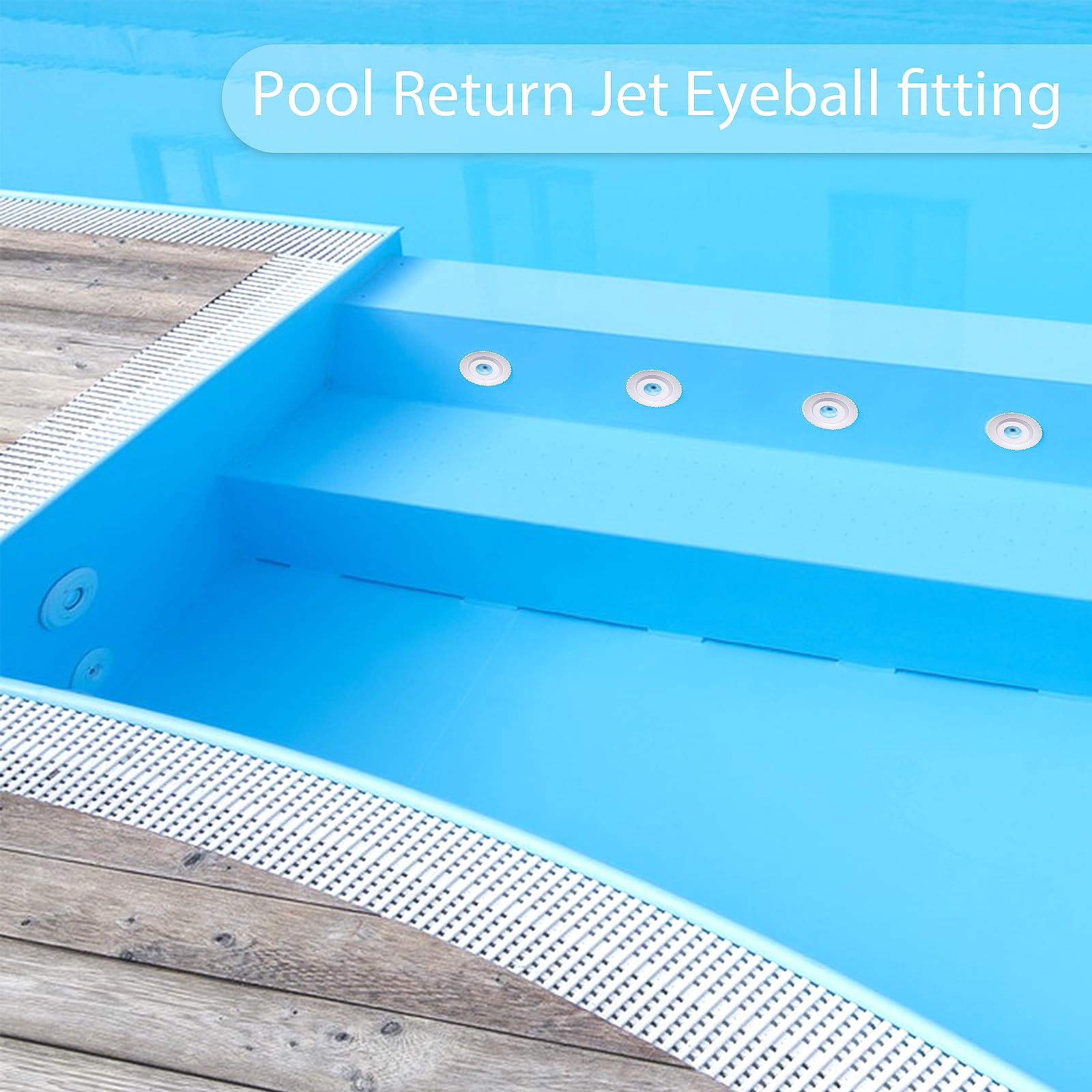 Snapklik.com : DSLSQD 3/4"" Directional Flow Eyeball Inlet Jet, 2Pcs ...