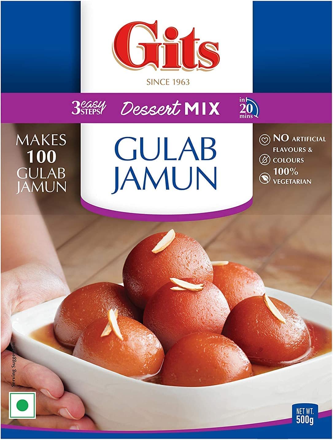 Gits Gulab Jamun Dessert Mix 500g - Classic Small Sweet Balls ...